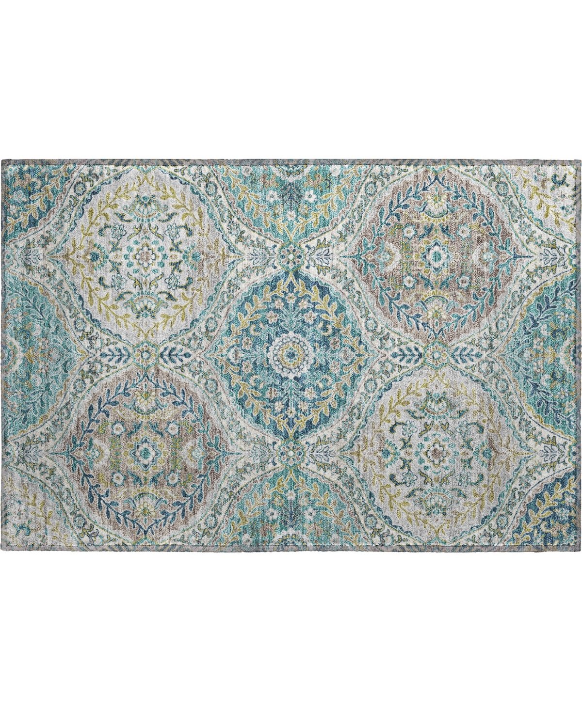 Click here for Addison Mayfield AMF1990 18x26 Area Rug - Teal prices