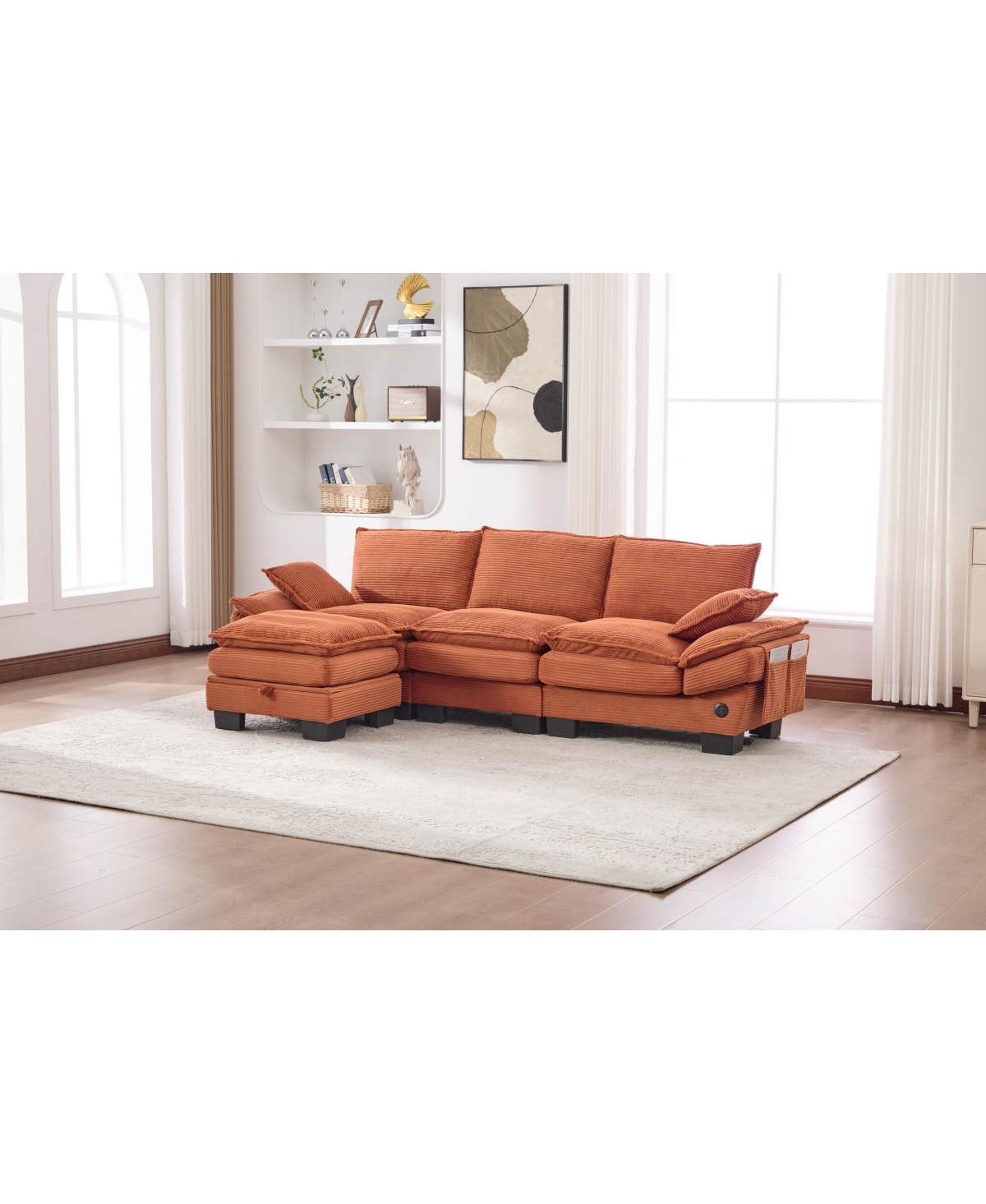 Click here for Streamdale Furniture Cloud Modular Corduroy Sectio... prices