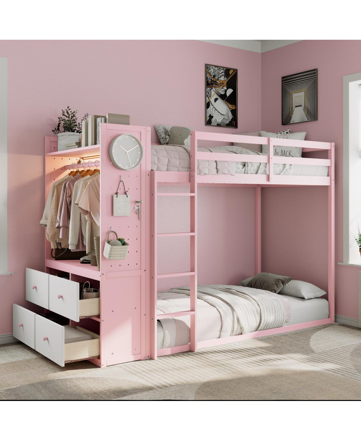 Click here for Streamdale Furniture Bunk Bed with 4 Drawers  Rail... prices