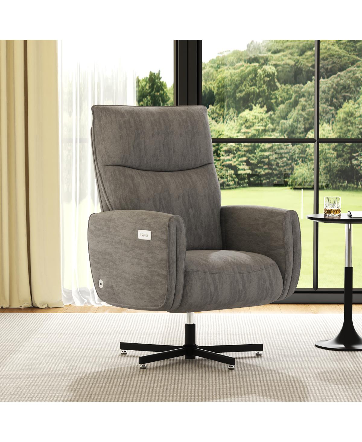 Click here for Streamdale Furniture Electric Swivel Recliner - Gr... prices
