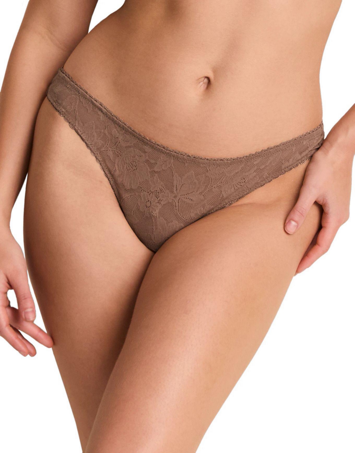 Click here for Adore Me Womens Delany Thong Panty - Medium beige prices