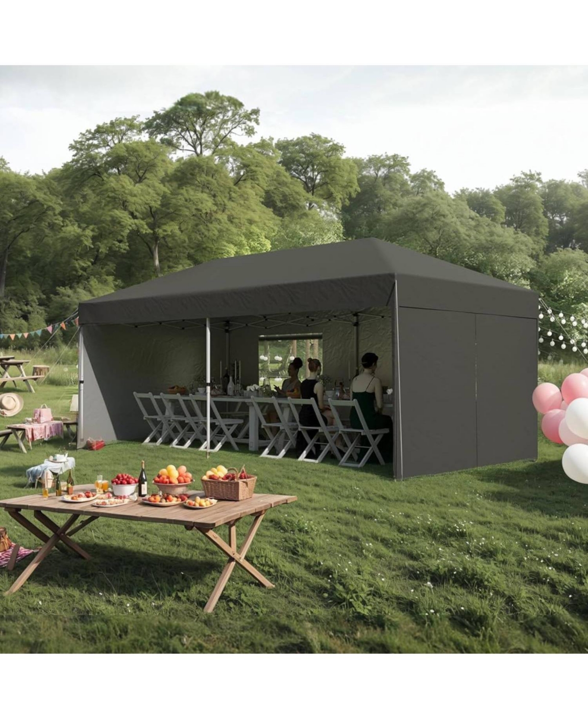 Click here for gaomon Pop Up Canopy Tent with 4 Sidewalls for Eve... prices