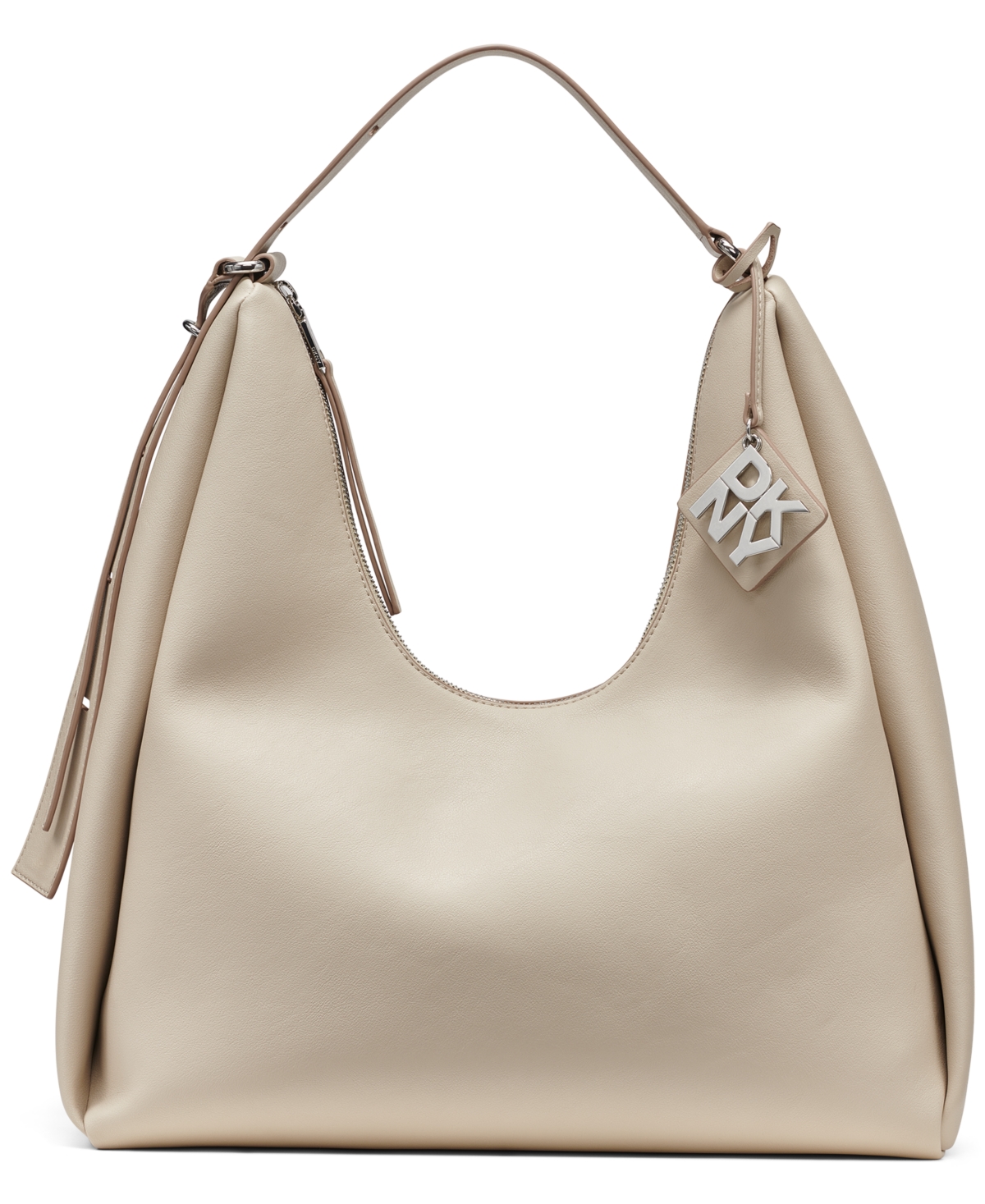 Click here for Dkny Elicia Large Hobo Handbag - Light Taupe prices