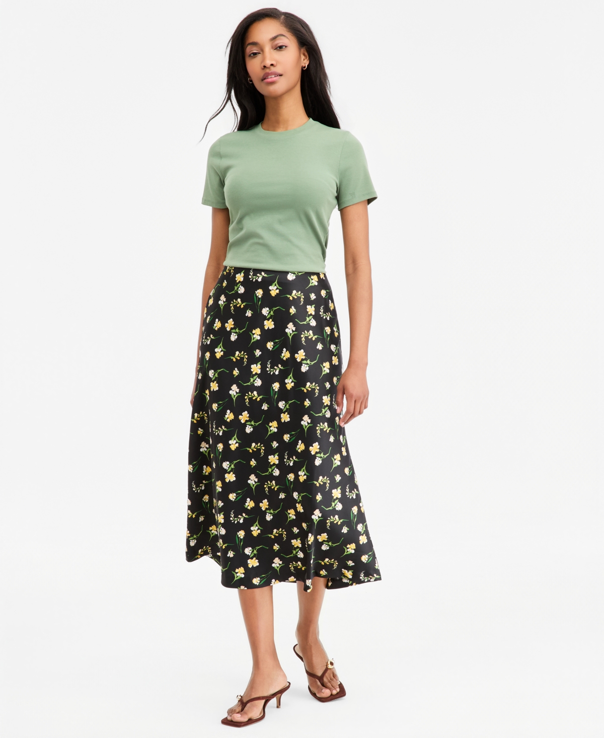 Click here for On 34th Womens Printed Midi Slip Skirt  Macys Excl... prices