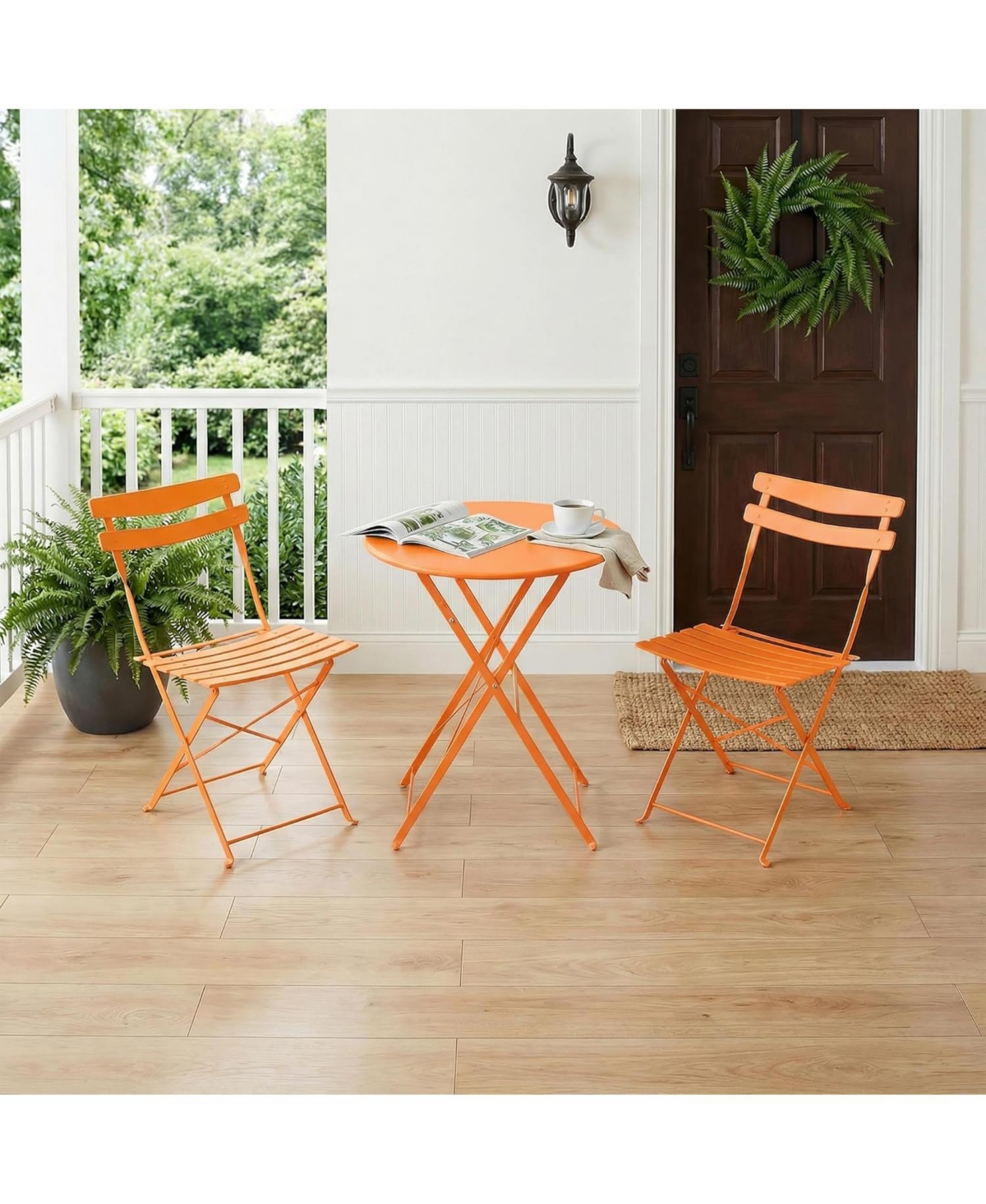 Click here for GarveeLife 3-Piece Folding Patio Bistro Set  Metal... prices