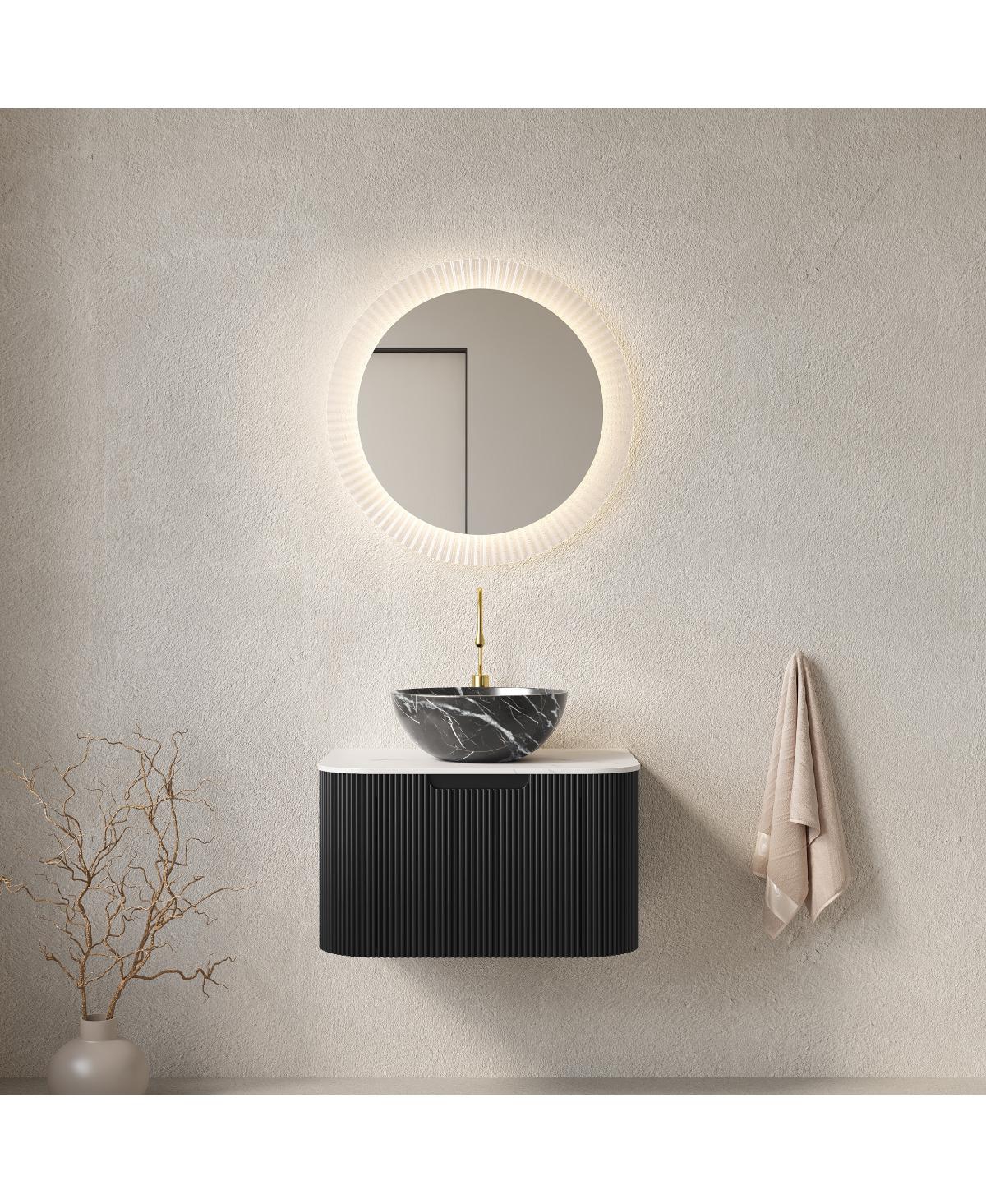 Click here for Sillysis Wall Mounted Bathroom Vanity  Artificial... prices