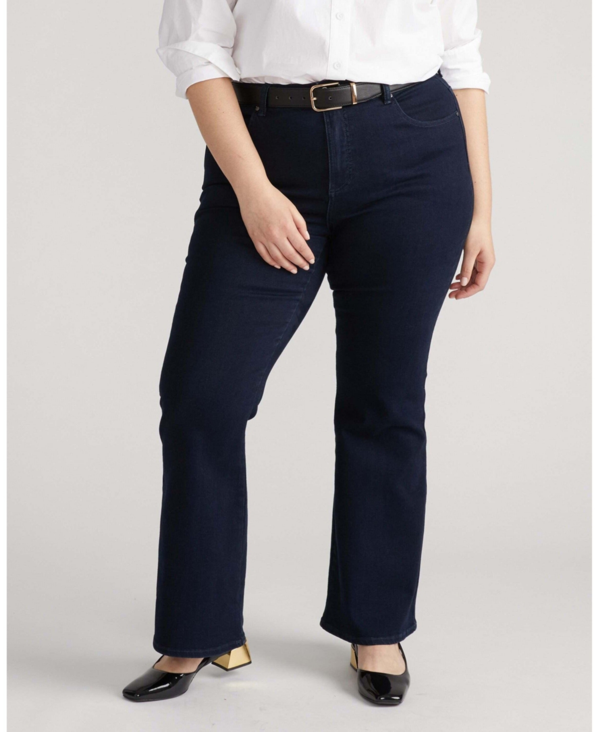 Click here for Universal Standard Womens Farrah High Rise Flared... prices