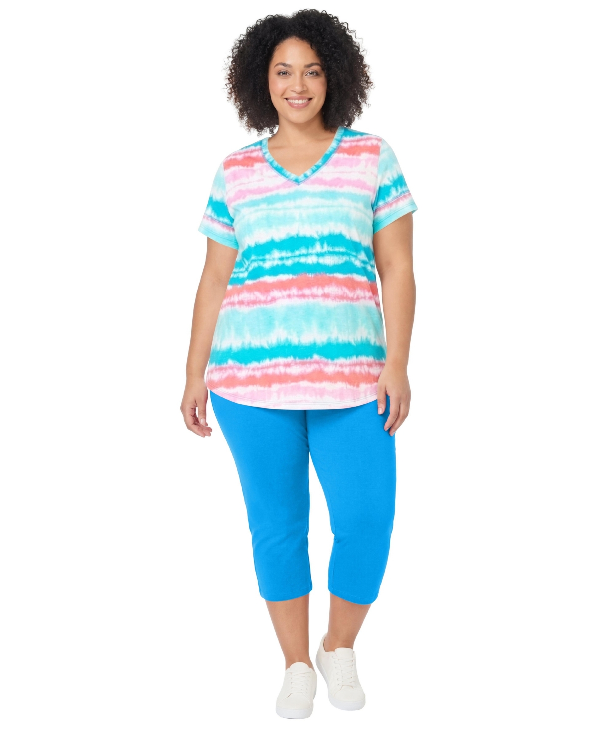 Click here for Woman Within Womens Within Two-Piece V-Neck Tunic... prices
