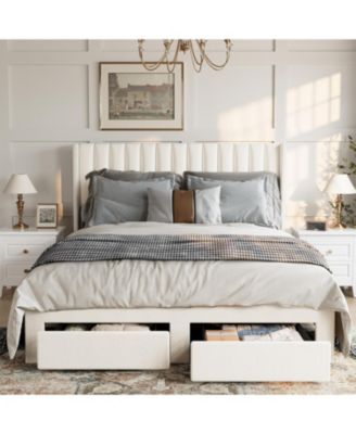 Click here for Gaomon Full Size Bed Frame Bed Frame Upholstered P... prices