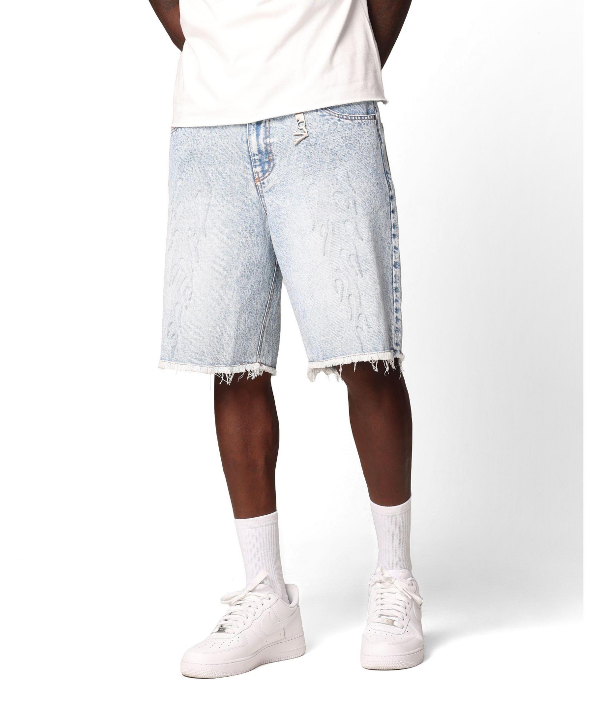 Click here for Saint Morta Mens Baggy Denim Shorts prices