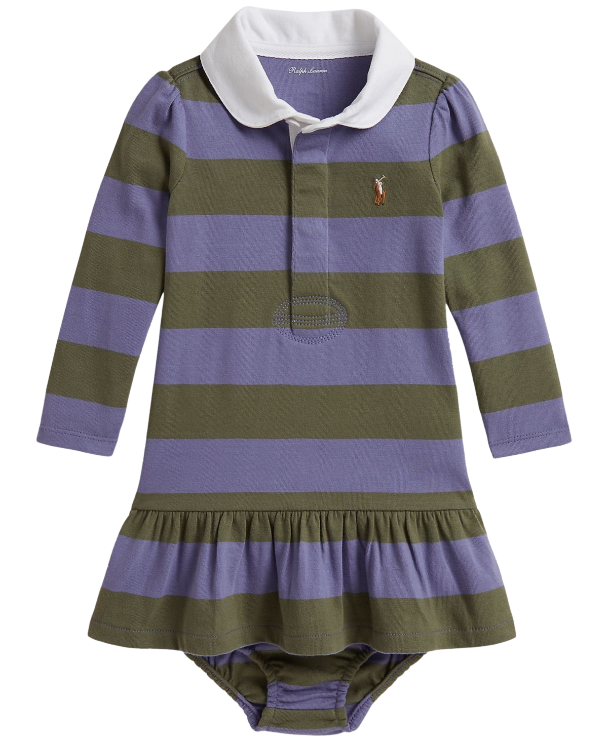 Click here for Polo Ralph Lauren Baby Girls Striped Rugby Dress a... prices