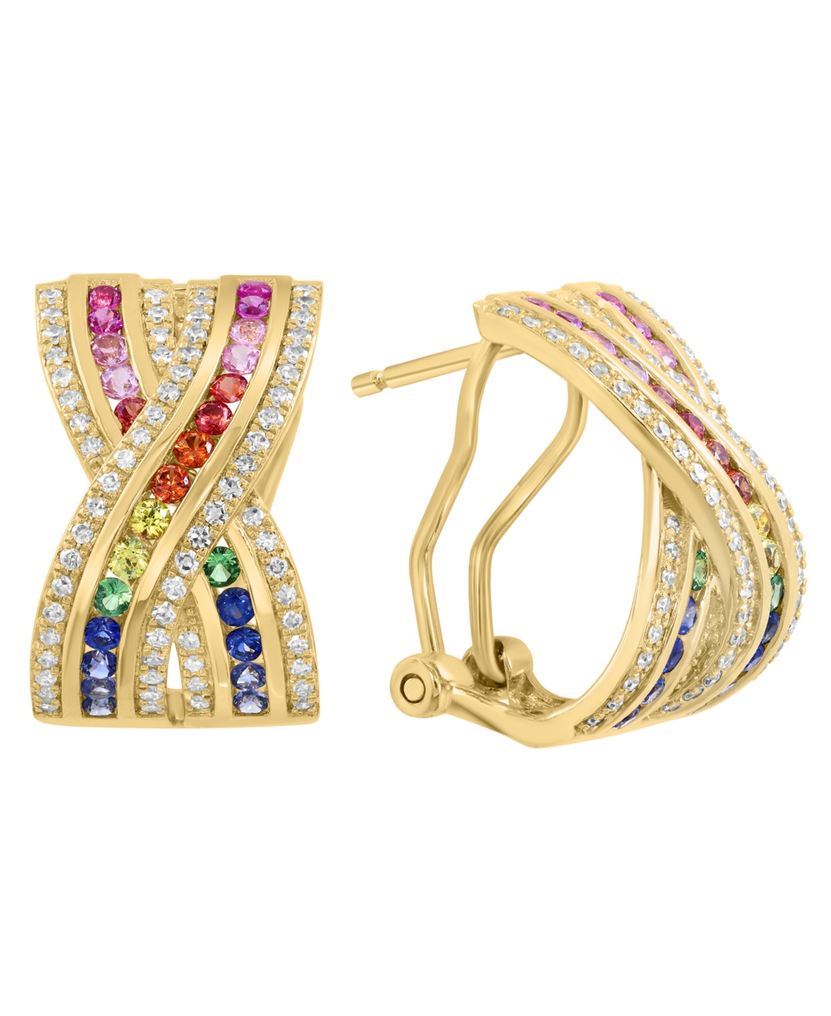 Click here for Effy Collection Multi-Sapphire (7/8 ct. t.w.)  Tsa... prices