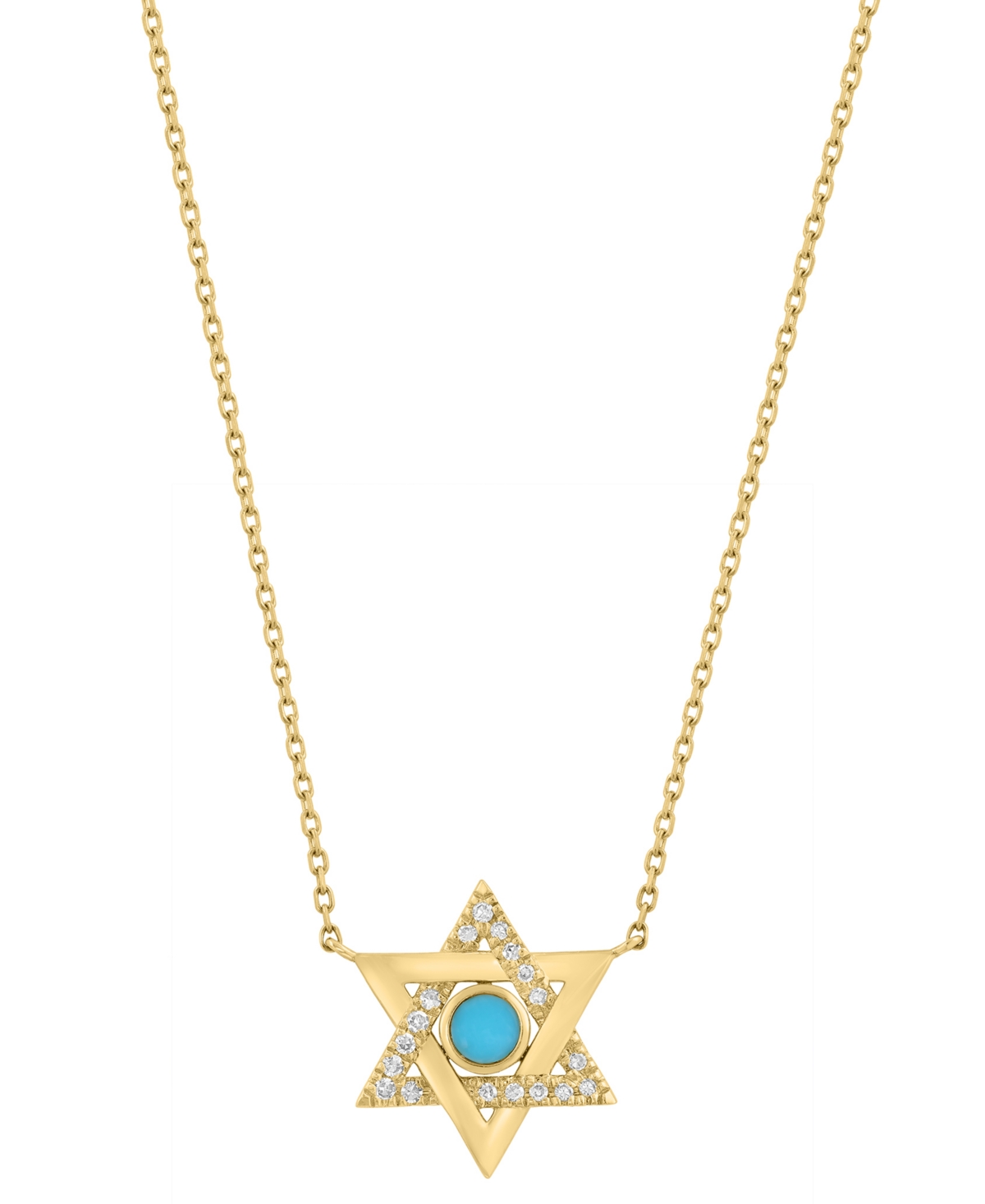 Click here for Effy Collection Turquoise & Diamond (1/2 ct. t.w.)... prices