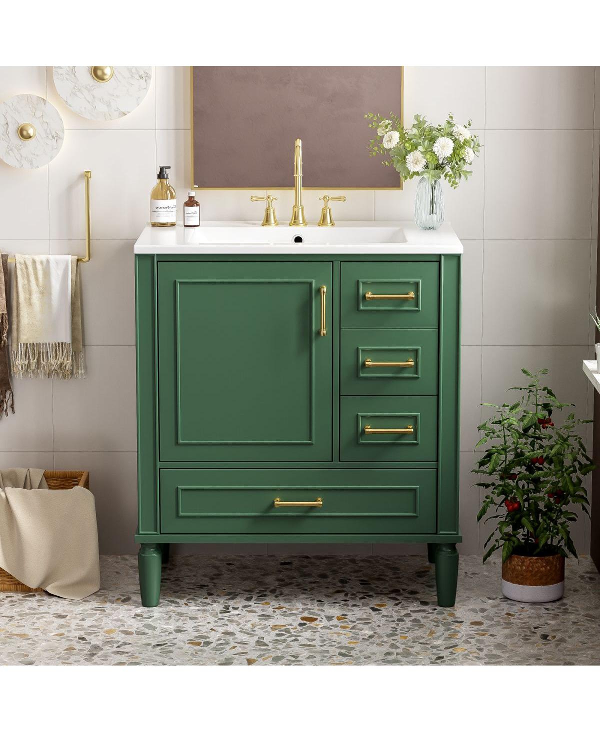 Click here for Thirtypeachy Transitional Vanity Set With Ceramic... prices