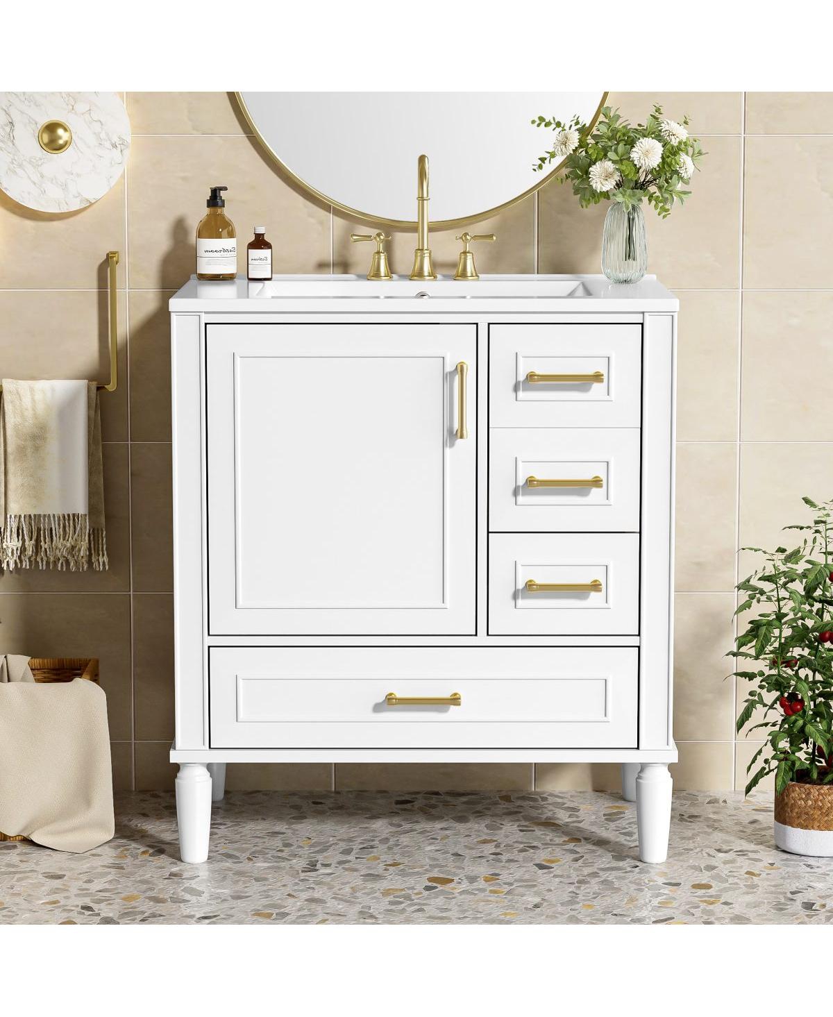 Click here for Thirtypeachy Transitional Vanity Set With Ceramic... prices