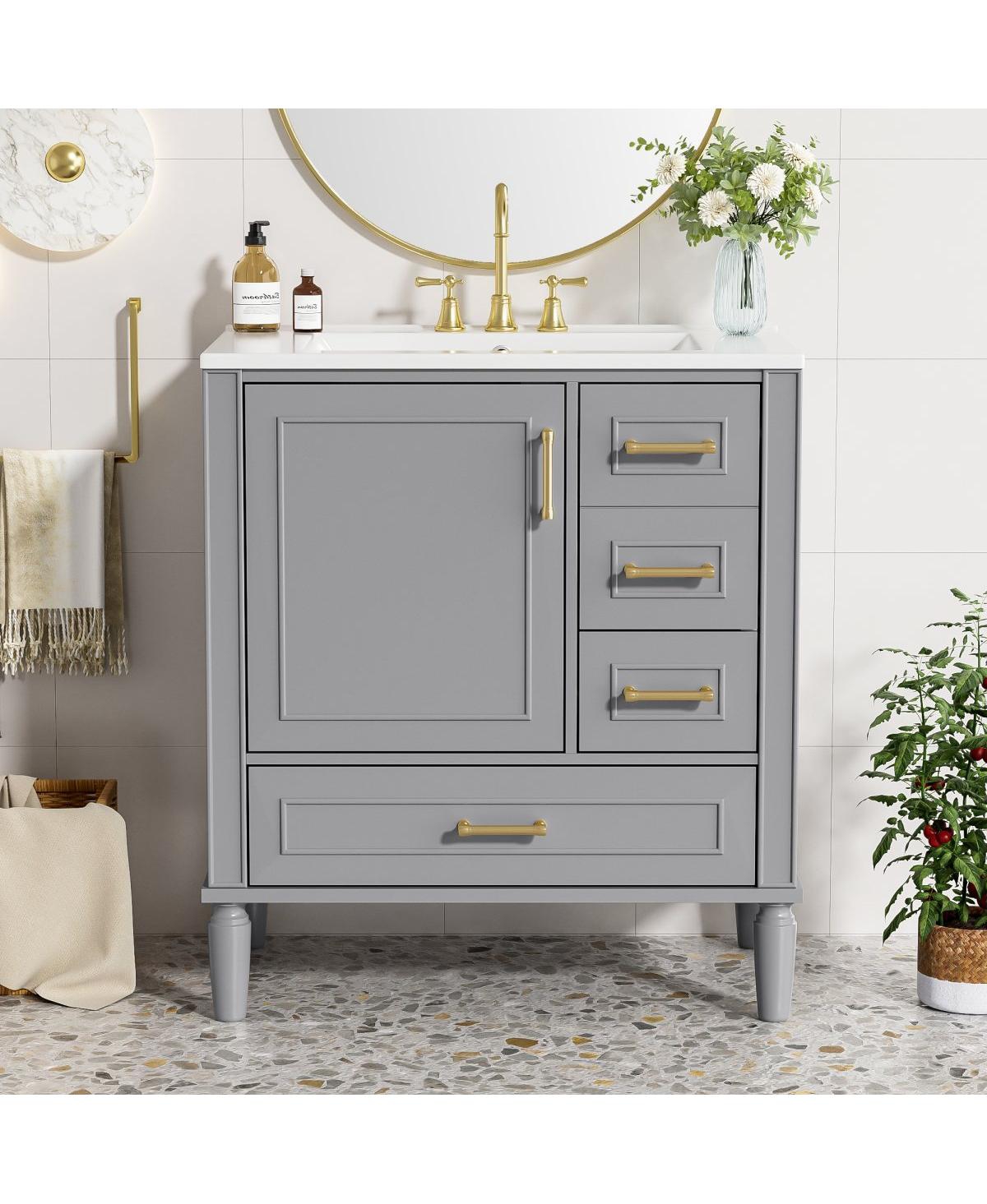Click here for Thirtypeachy Transitional Vanity Set With Ceramic... prices