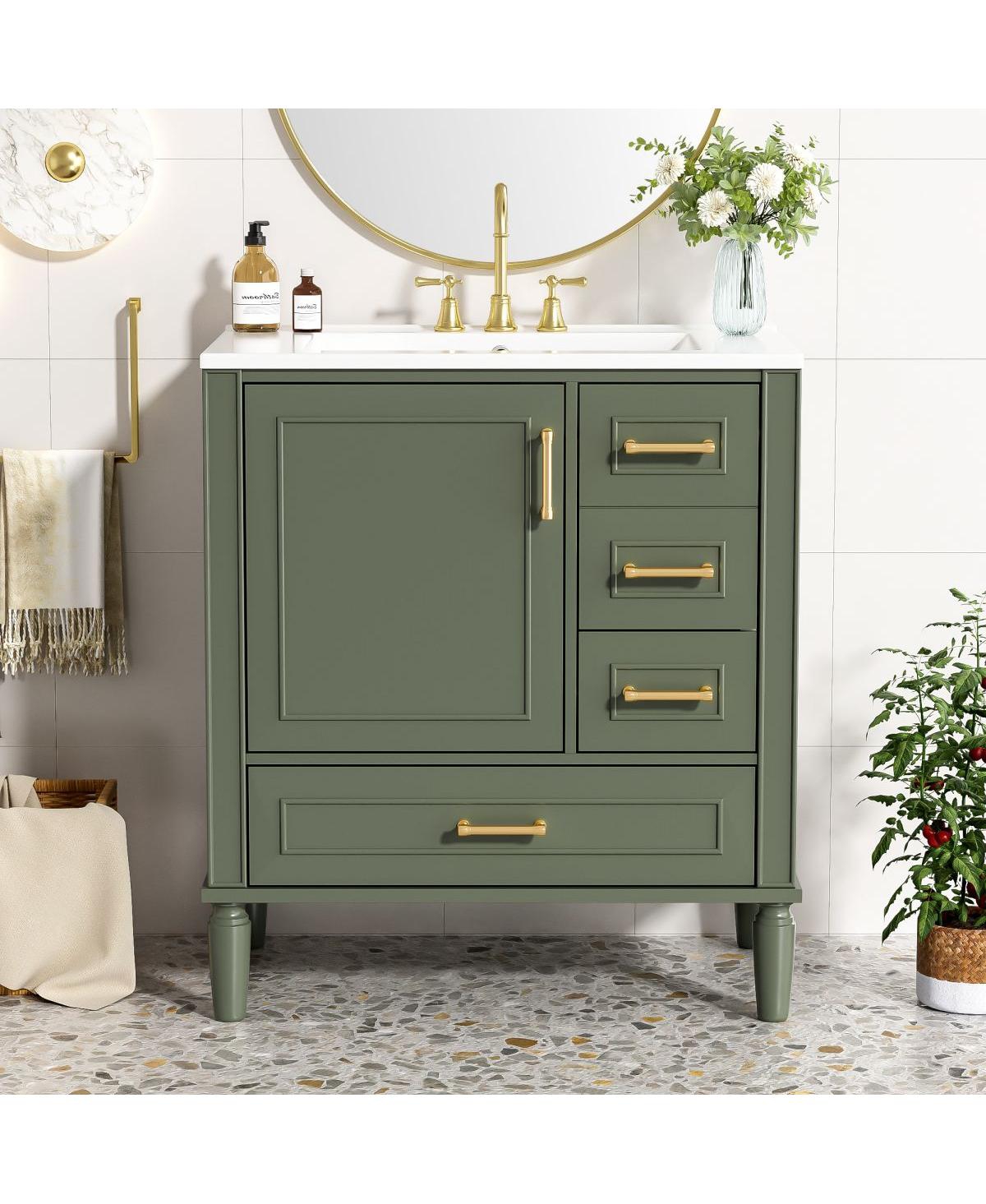 Click here for Thirtypeachy Transitional Vanity Set With Ceramic... prices