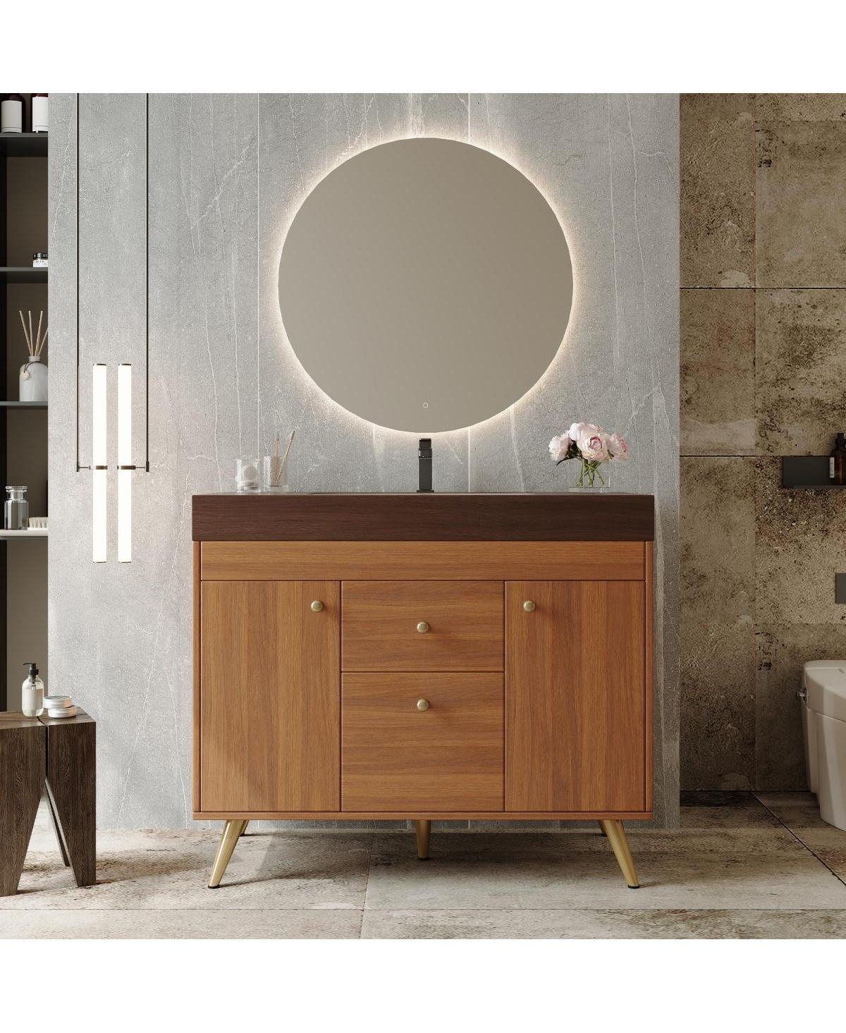 Click here for Thirtypeachy 36 Modern Sintered Stone Bathroom Van... prices