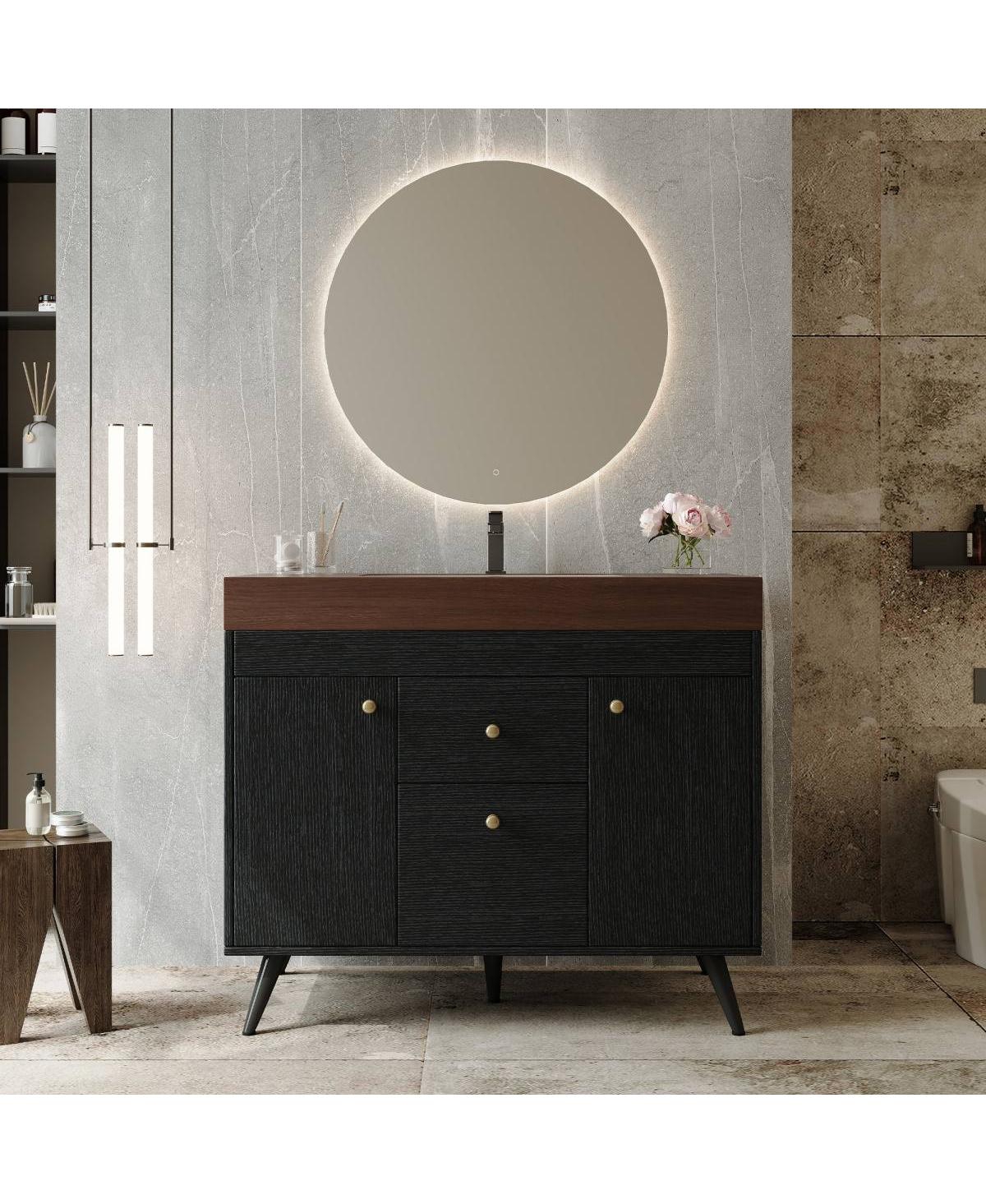 Click here for Thirtypeachy 36 Modern Sintered Stone Bathroom Van... prices