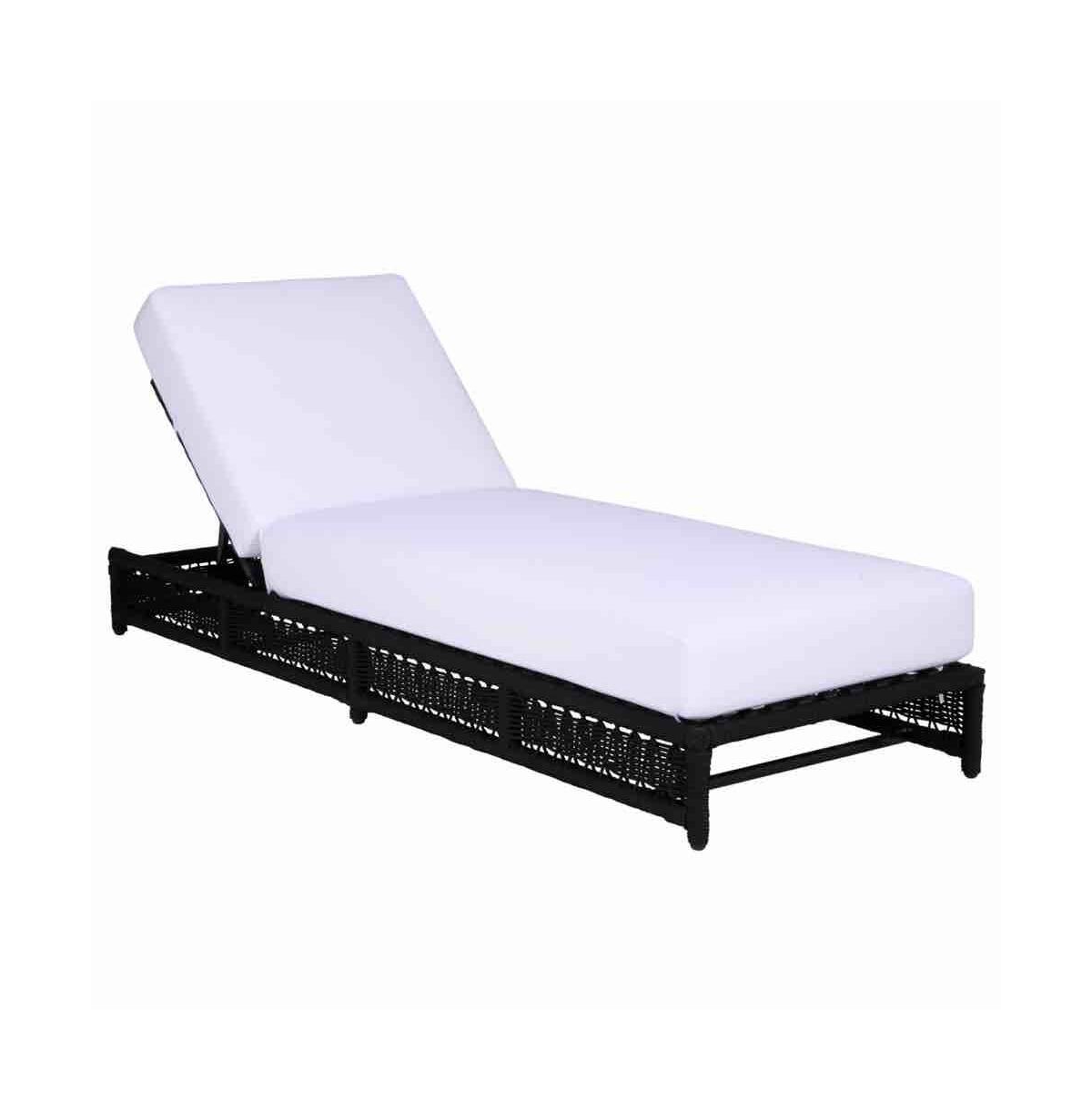 Click here for Augusta Home Callan Chaise Lounger - Black/white prices
