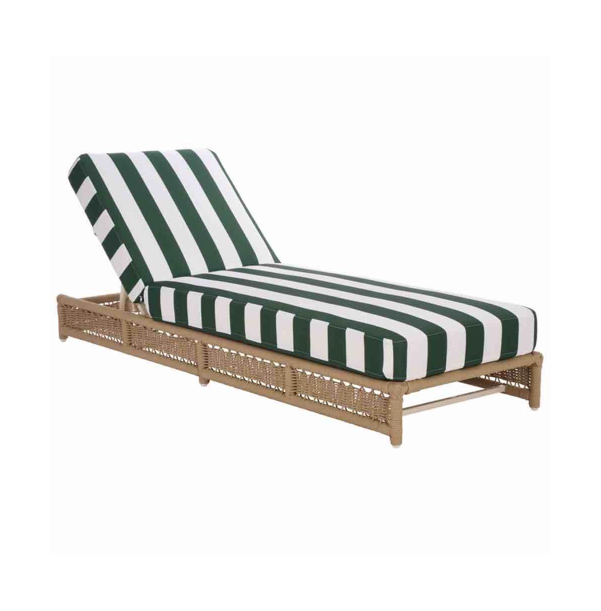 Click here for Augusta Home Callan Chaise Lounger - Tan/hunter gr... prices