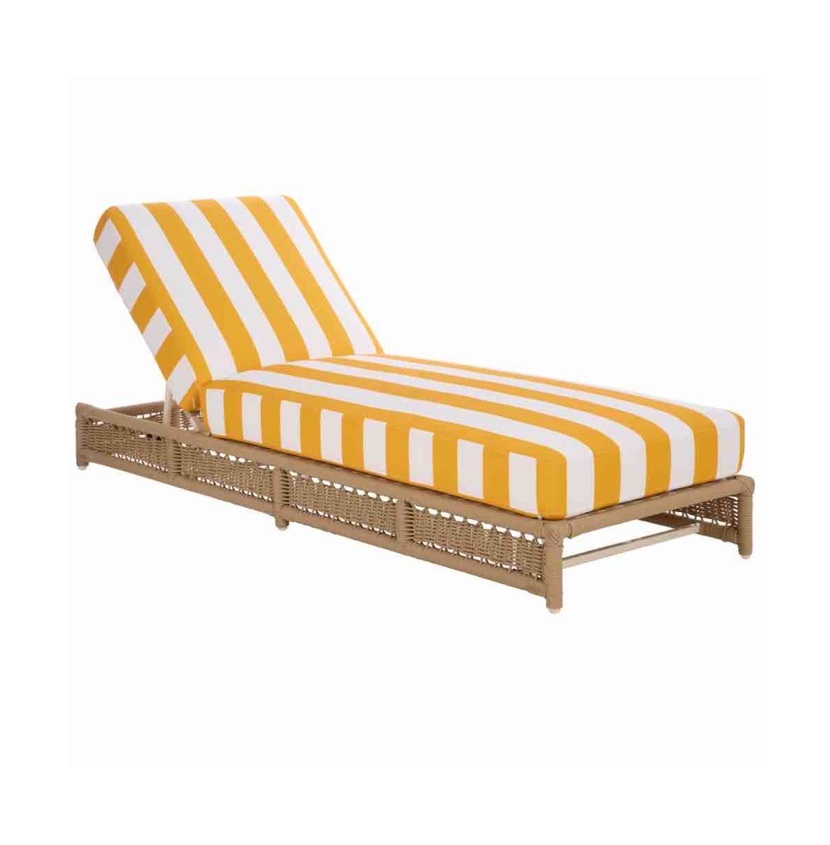 Click here for Augusta Home Callan Chaise Lounger - Tan/yellow prices