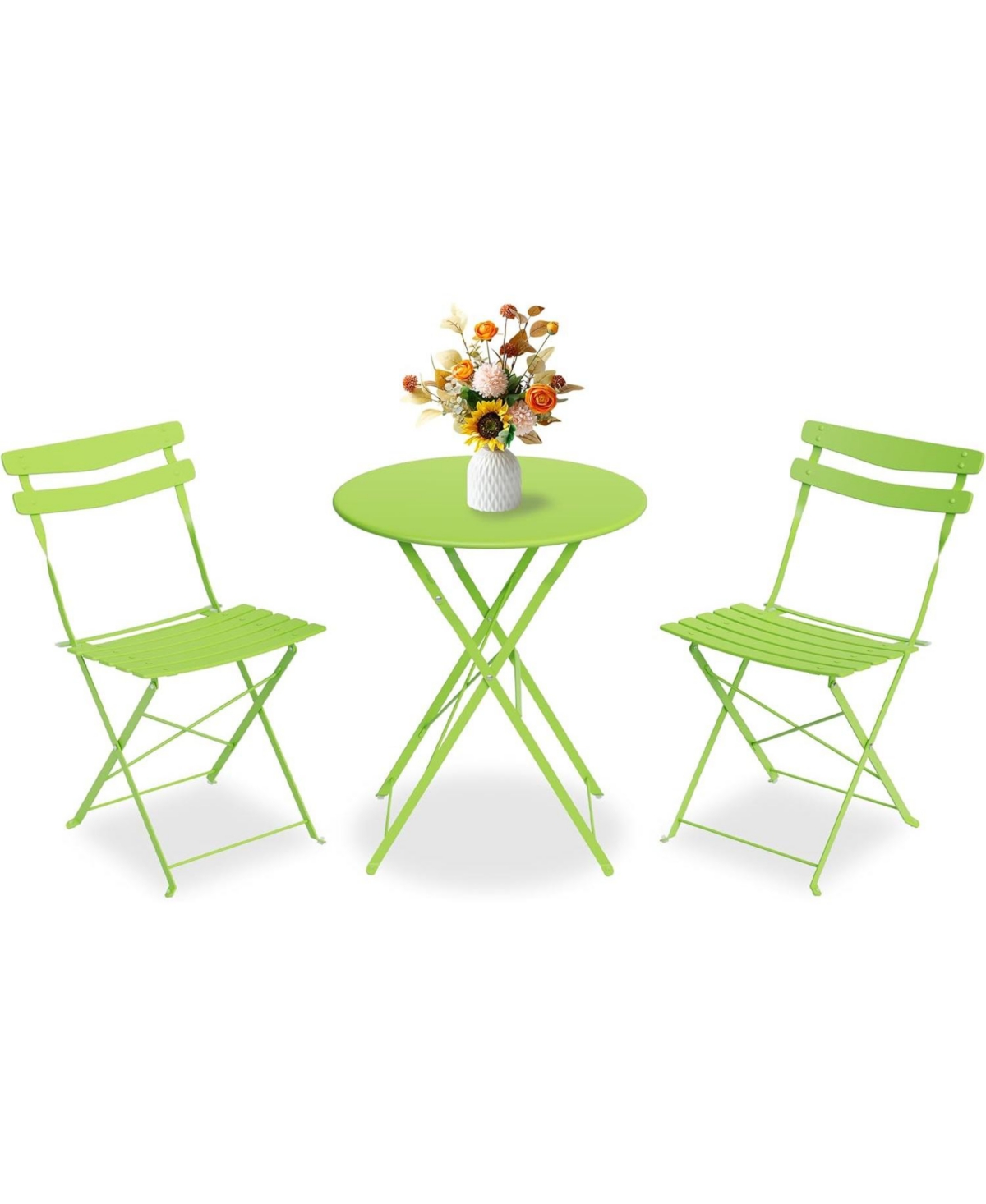 Click here for gaomon Folding Bistro Set 3pcs 2 Chairs and 1 Tabl... prices