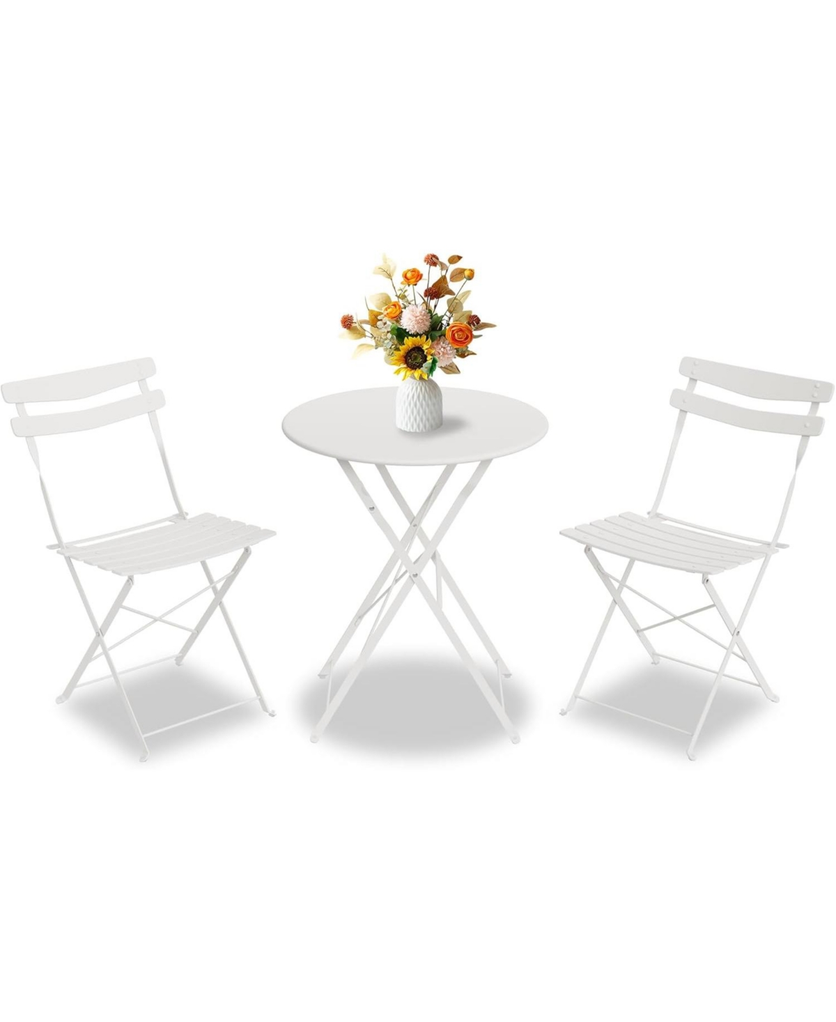 Click here for gaomon Folding Bistro Set 3pcs 2 Chairs and 1 Tabl... prices