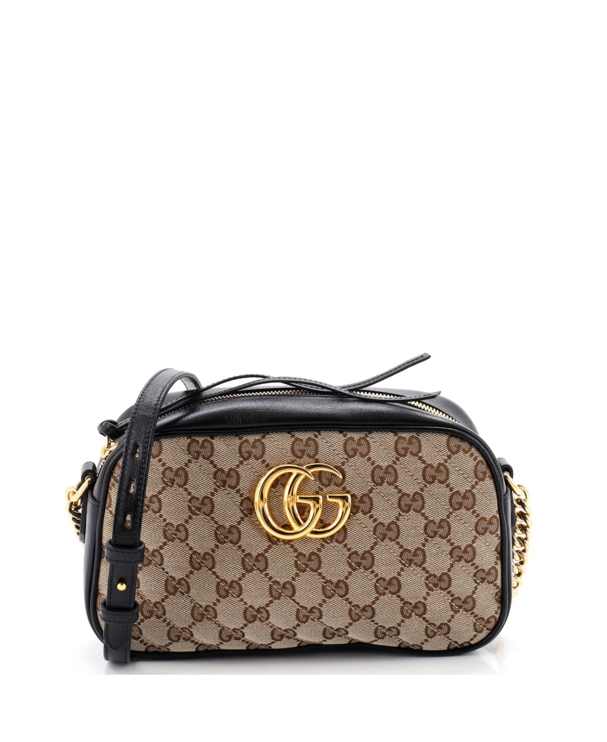 Click here for Pre-Owned Gucci Small Gg Marmont Shoulder Bag Diag... prices
