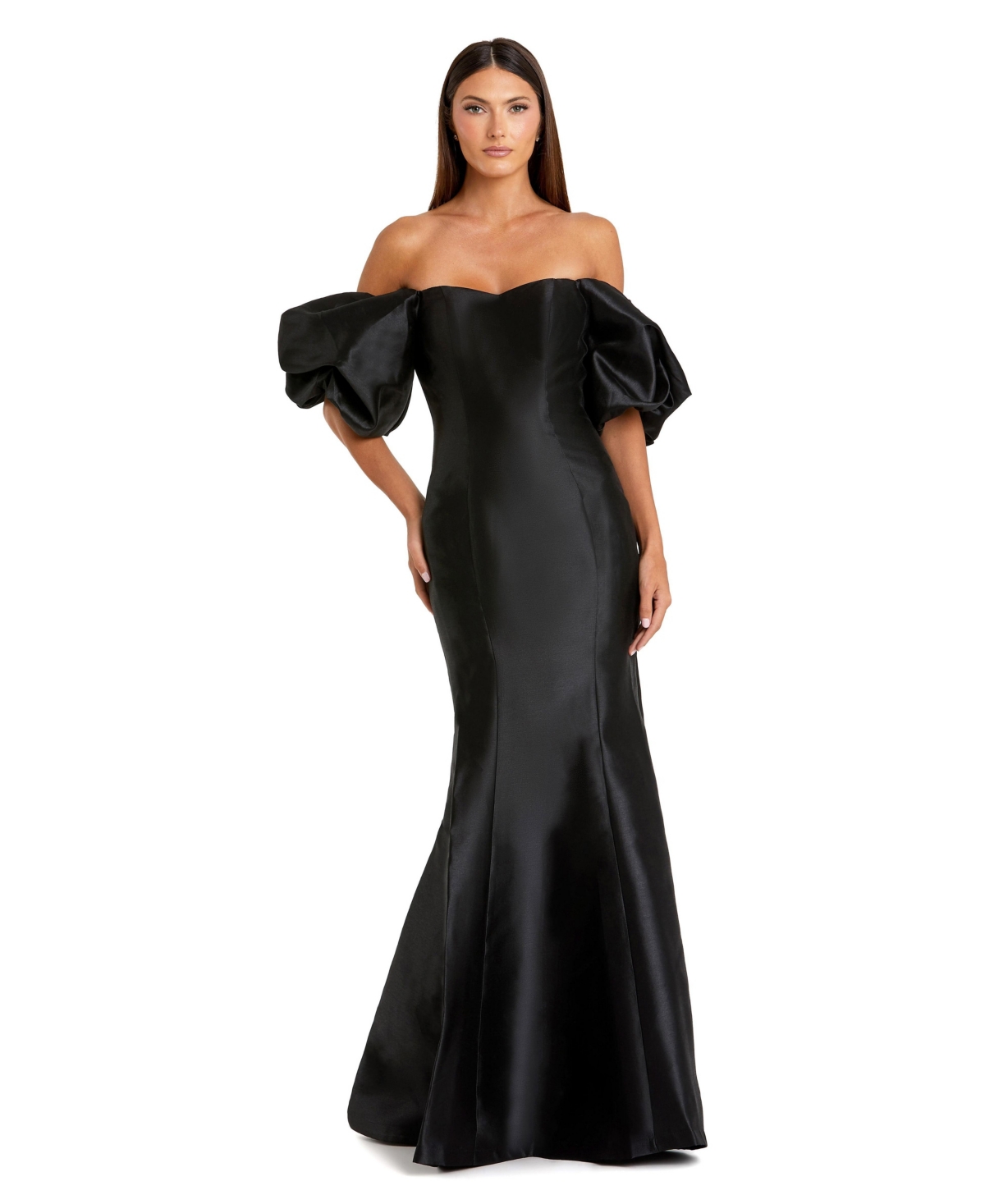 Click here for Mac Duggal Petite Sweetheart Off The Shoulder Puff... prices