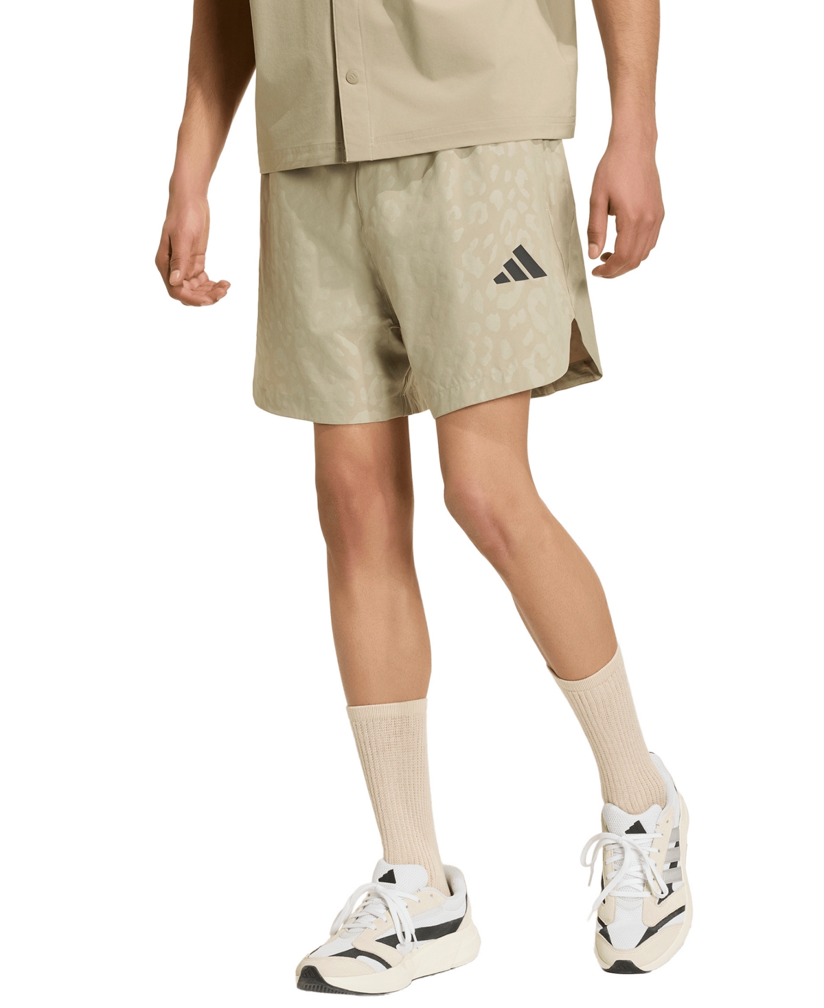 Click here for adidas Mens City Tech Leopard Regular-Fit Shorts -... prices