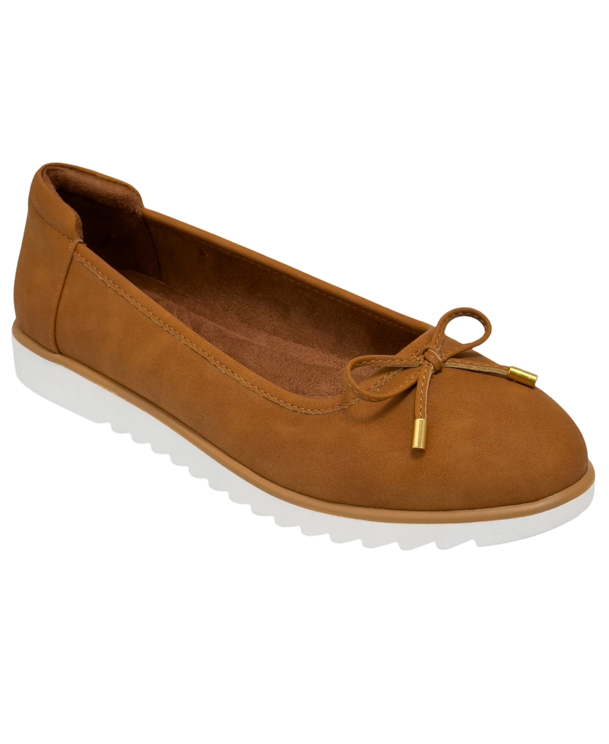 Click here for Aerosoles Womens Jade Slip-On Ballet Flats - Tan F... prices