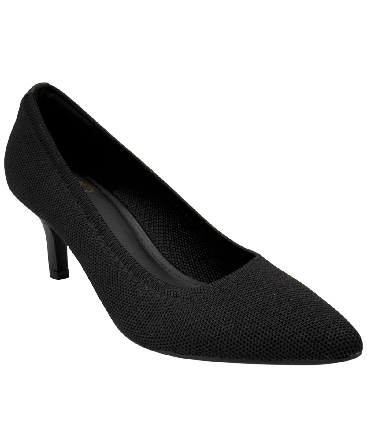 Click here for Aerosoles Womens Lexi Slip-On Pumps - Black Knit prices