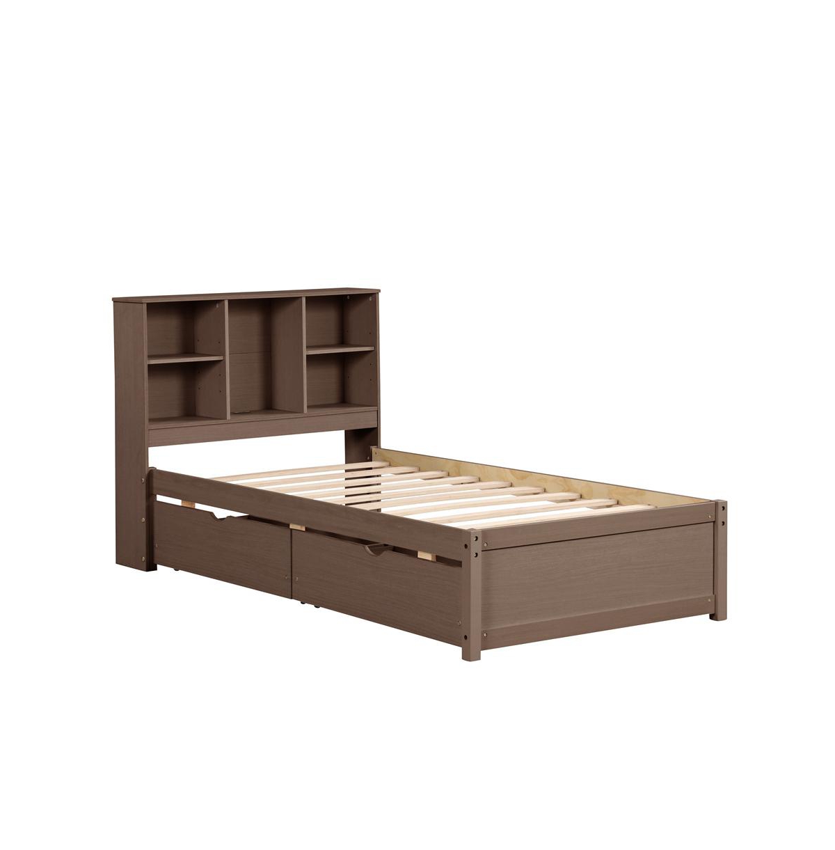Click here for Cesicia Modern Bed Frame with 2 Storage Drawers &... prices