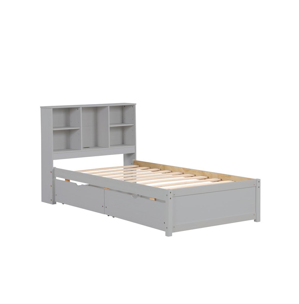 Click here for Cesicia Modern Bed Frame with 2 Storage Drawers &... prices
