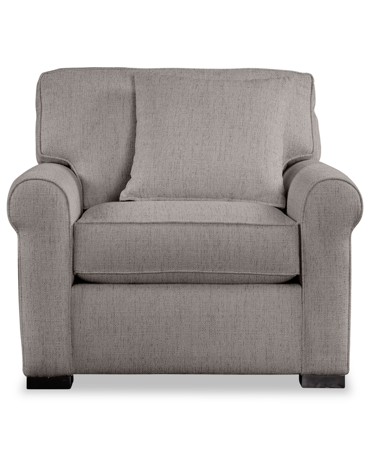 Click here for Radley 40 Rollarm Fabric Chair - Pewter prices