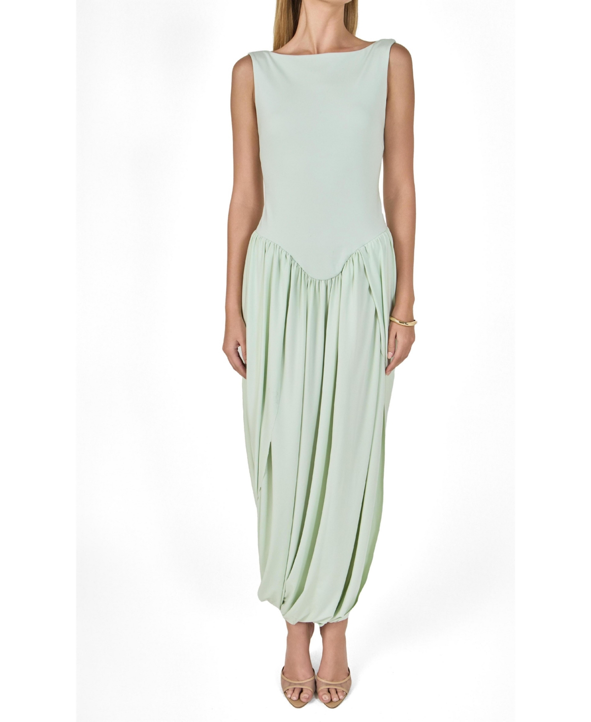 Click here for endless rose Womens Contrast Flowy Maxi Dress - Mi... prices