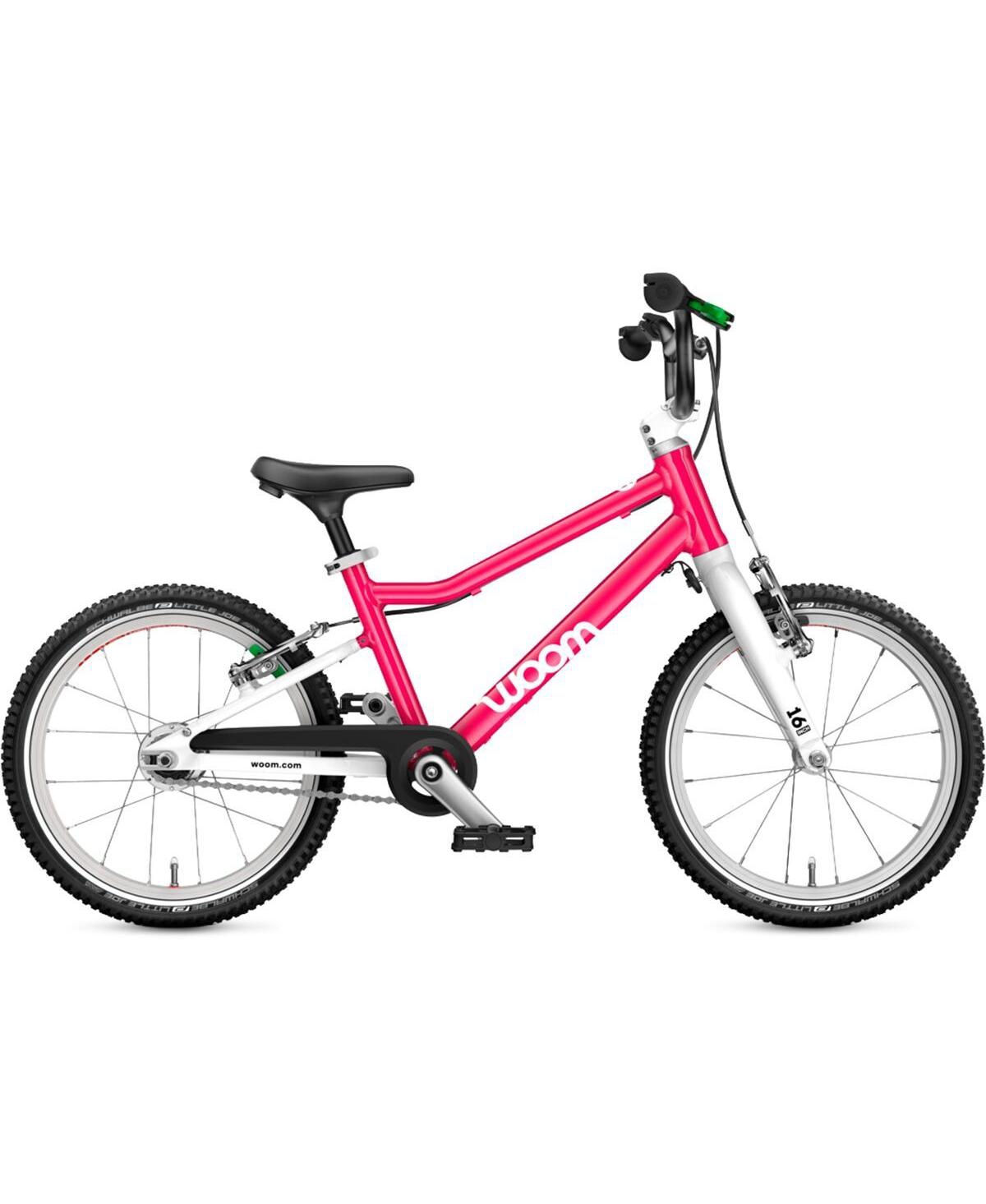 Click here for Woom Kids Go 3 Automagic 16in Bike - Hot pink prices