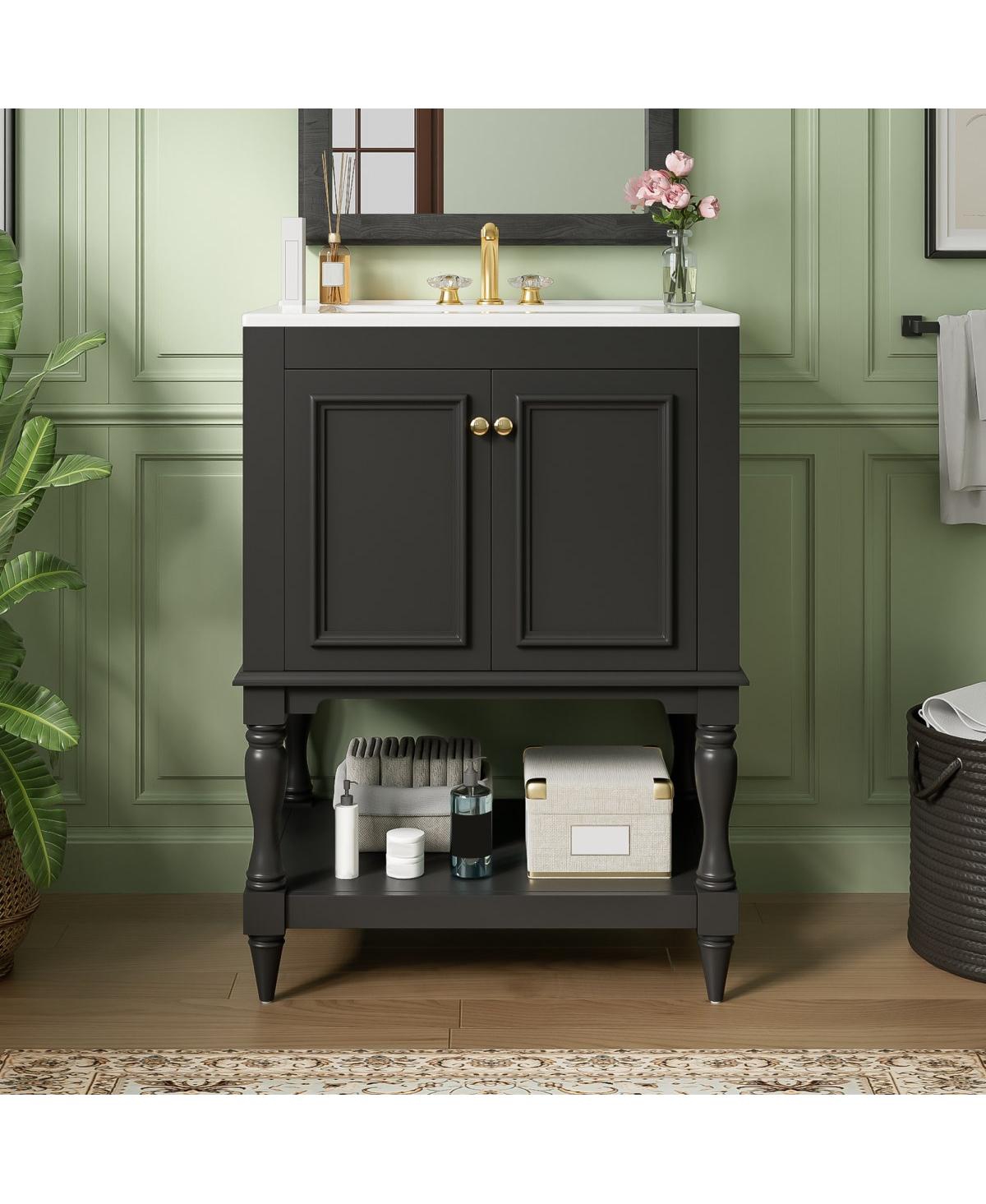 Click here for Thirtypeachy 24 Retro Palace Ceramic Sink Bathroom... prices