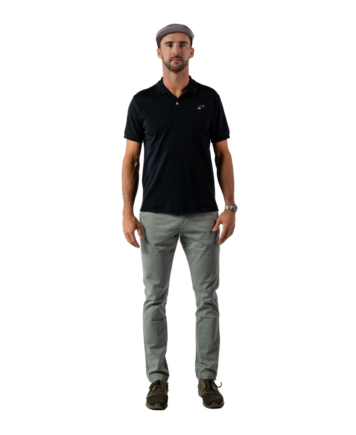 Click here for Woodpecker Mens Pima Cotton Polo Shirt - Black prices