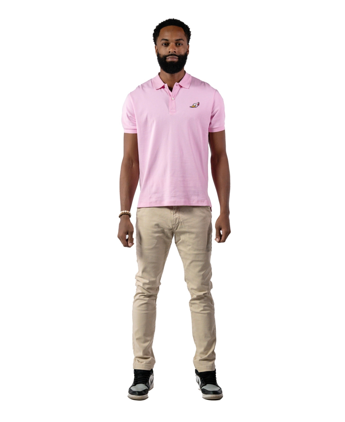 Click here for Woodpecker Mens Pima Cotton Polo Shirt - Pink prices