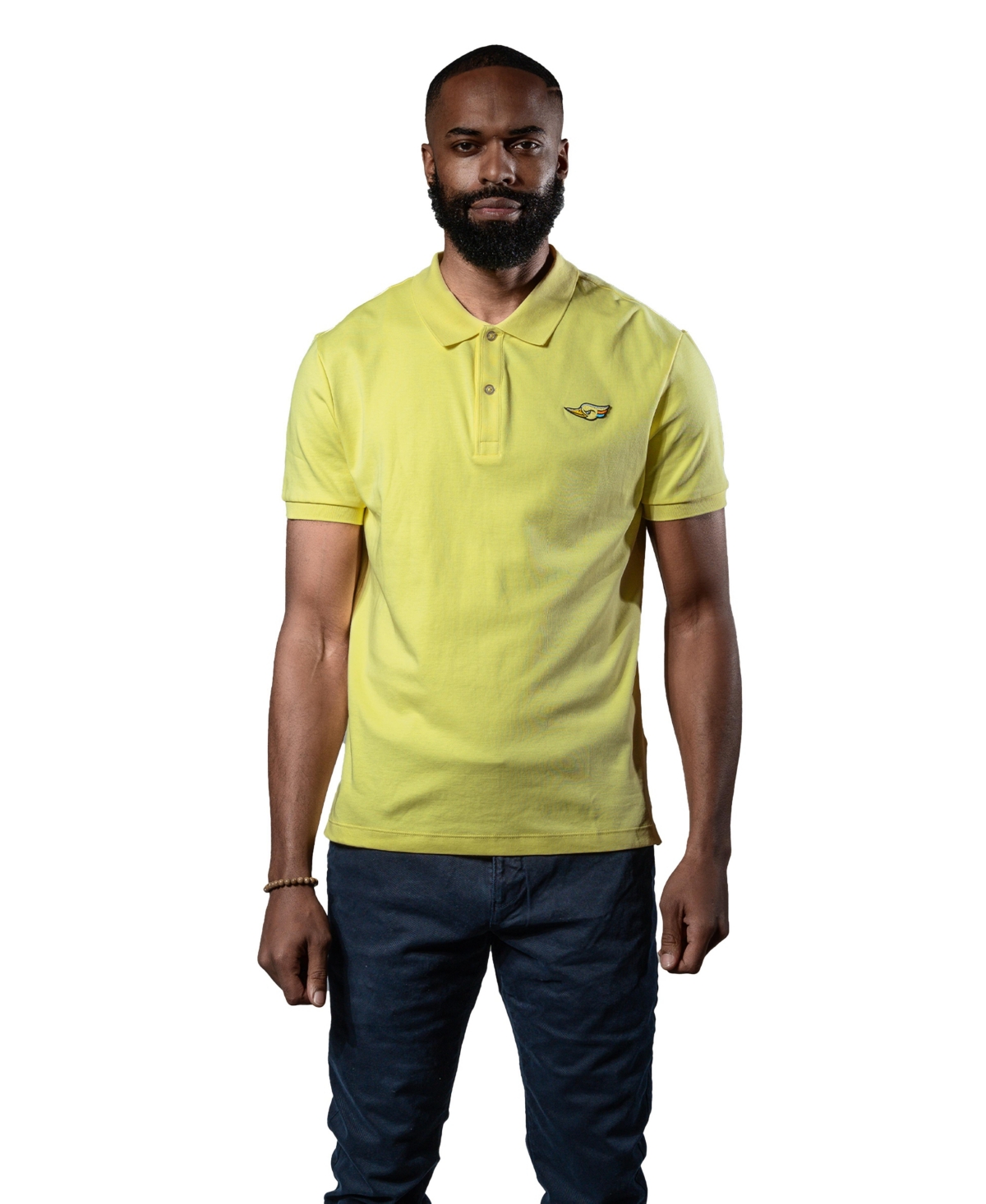 Click here for Woodpecker Mens Pima Cotton Polo Shirt - Yellow prices