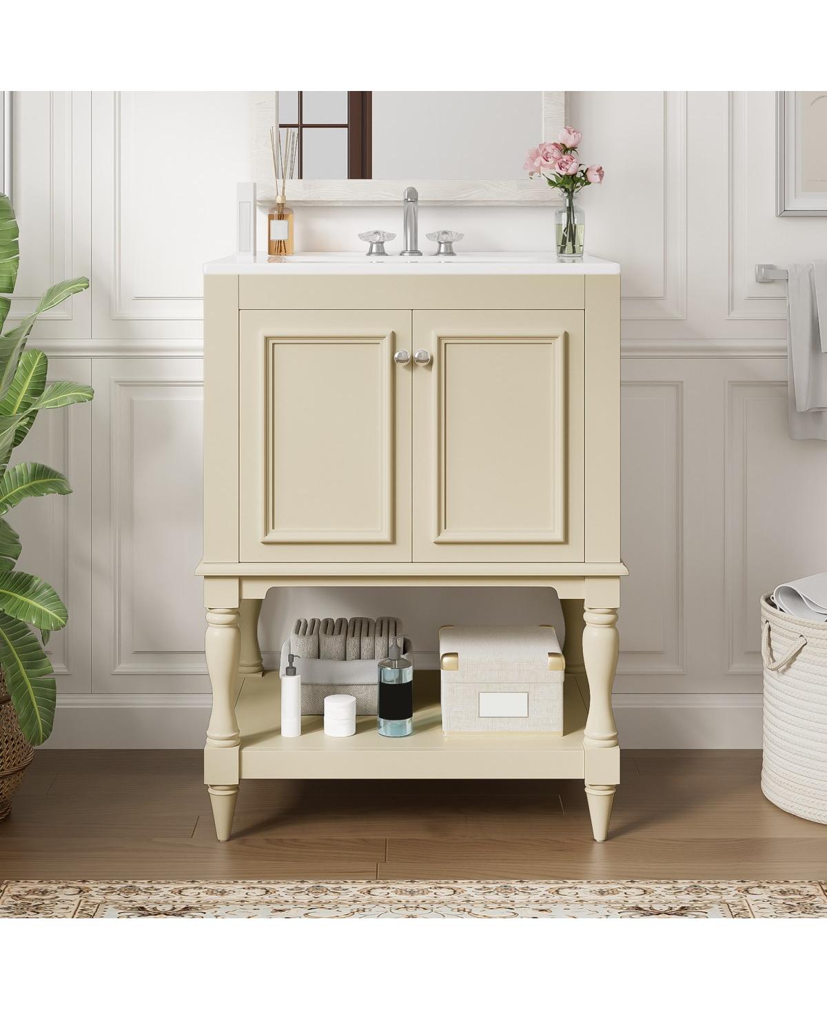 Click here for Thirtypeachy 24 Retro Palace Ceramic Sink Bathroom... prices