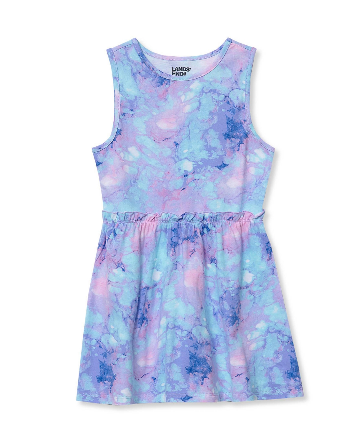 Click here for Lands End Big Girls Plus Tunic Tank Top - Watercol... prices