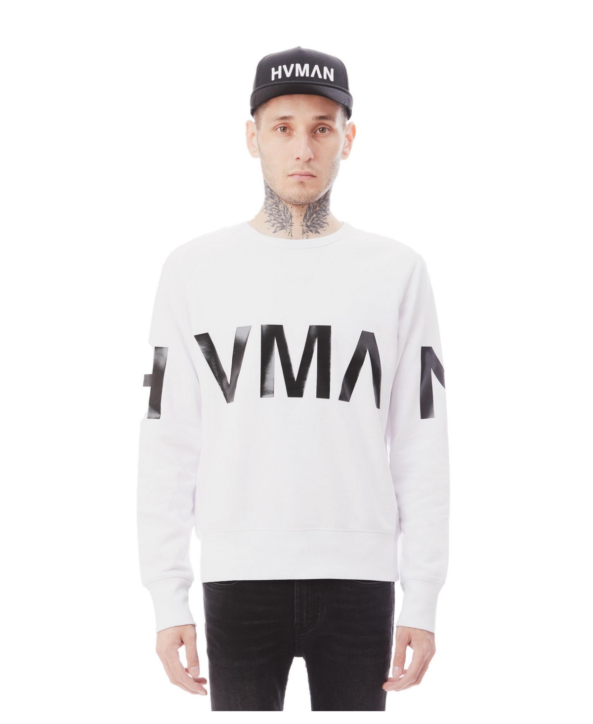Click here for Hvman Chosen To Prevail x Cult Mens Crew Neck Swea... prices
