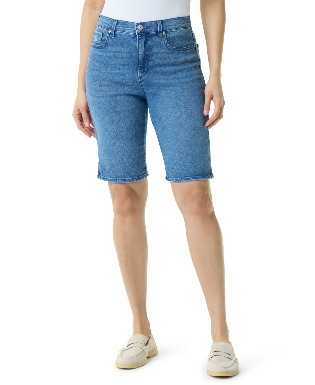 Click here for Gloria Vanderbilt Womens Amanda Bermuda Shorts - C... prices