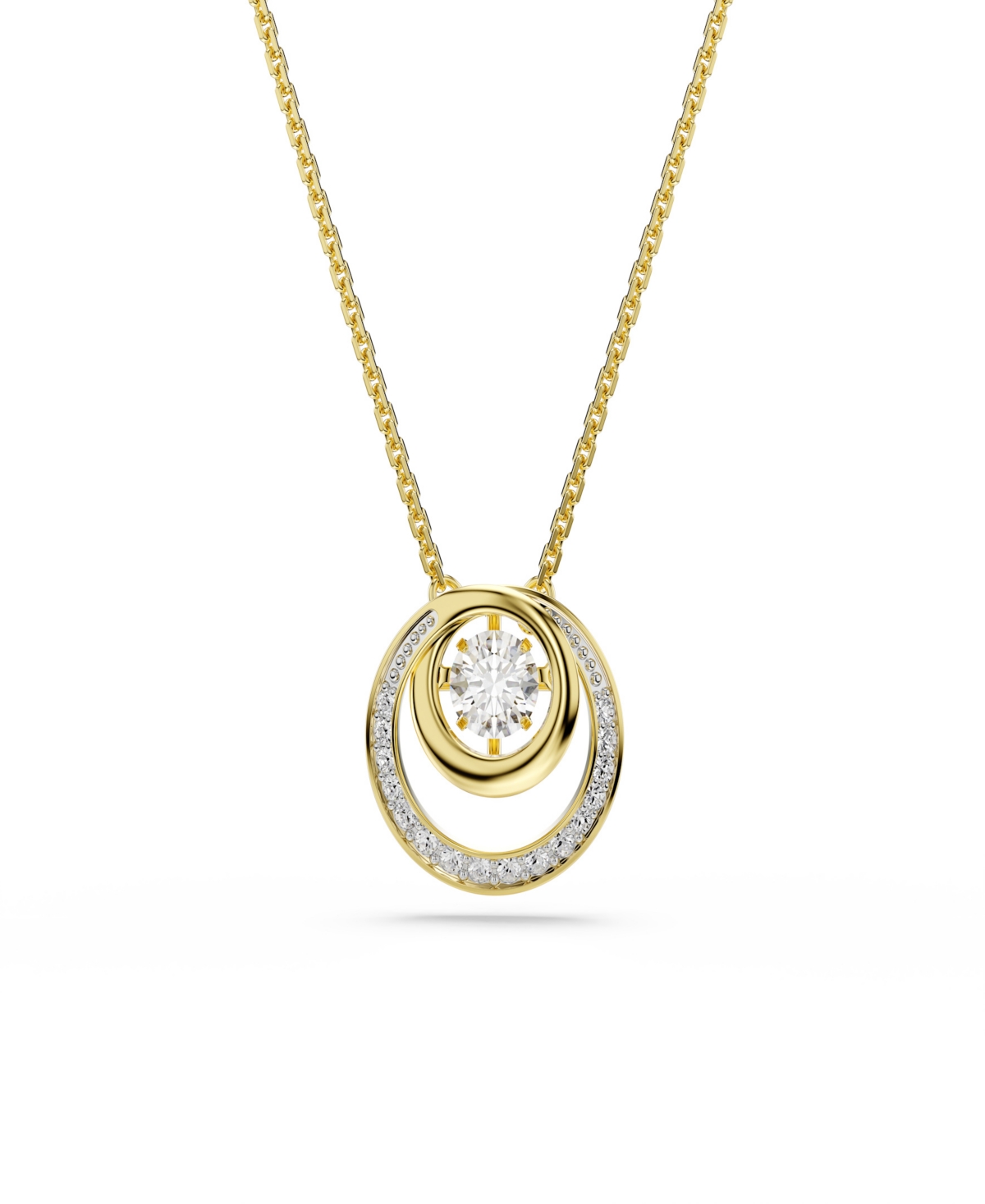 Click here for Swarovski Gold-Tone Plated Hyperbola Pendant Neckl... prices