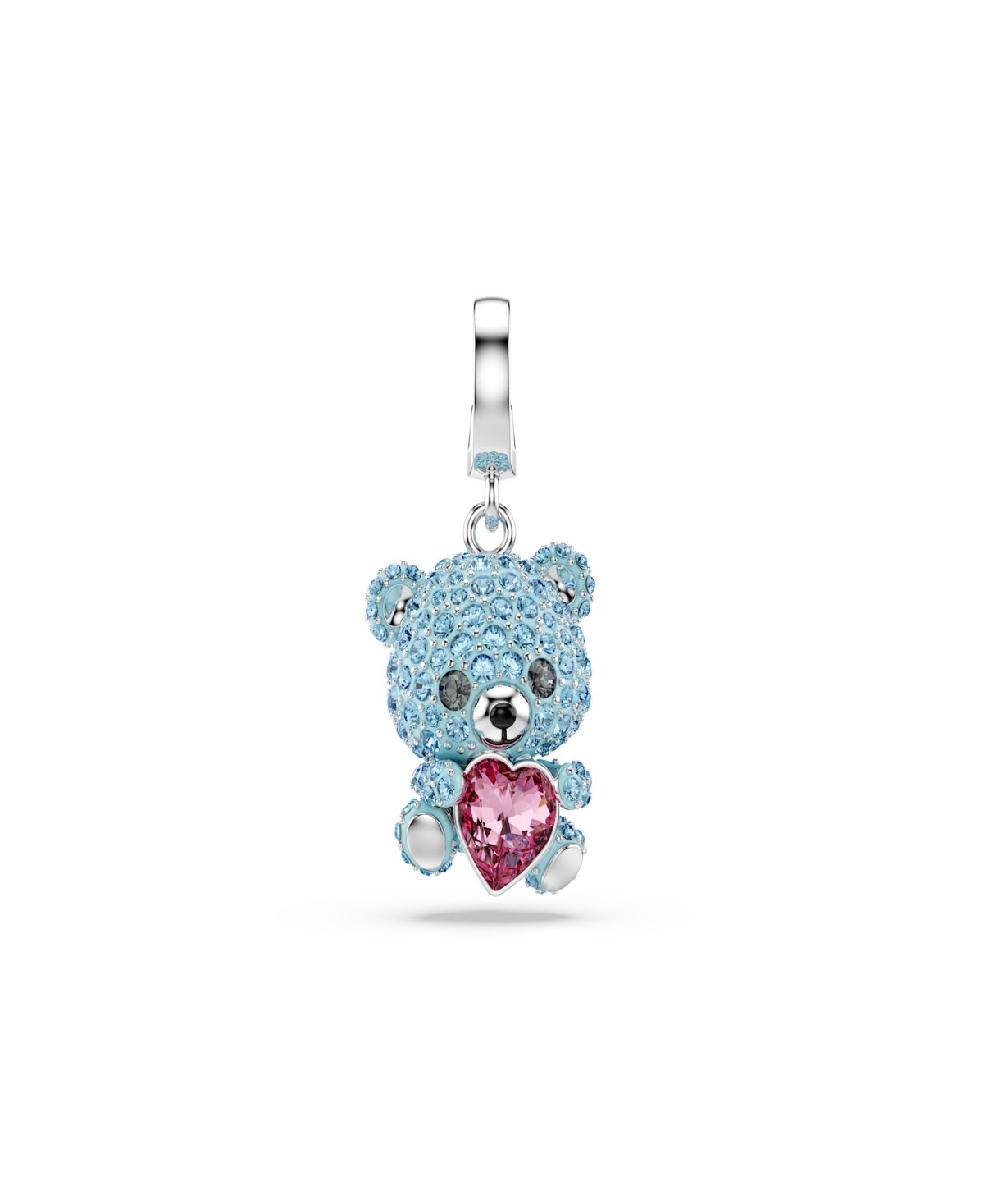 Click here for Swarovski Rhodium-Plated Playful Teddy Bear Charm... prices
