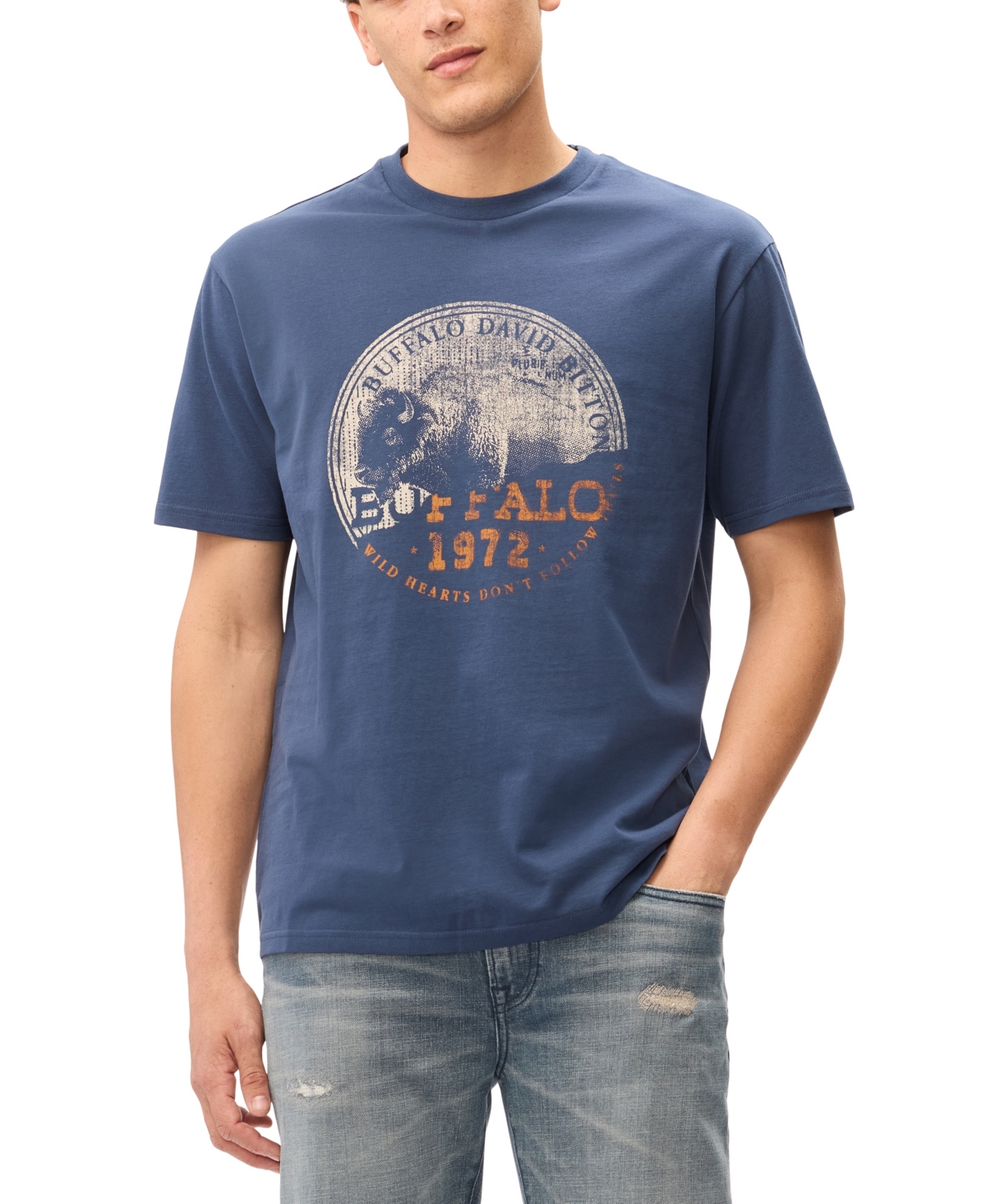 Click here for Buffalo David Bitton Mens Kingly Short-Sleeve T-Sh... prices