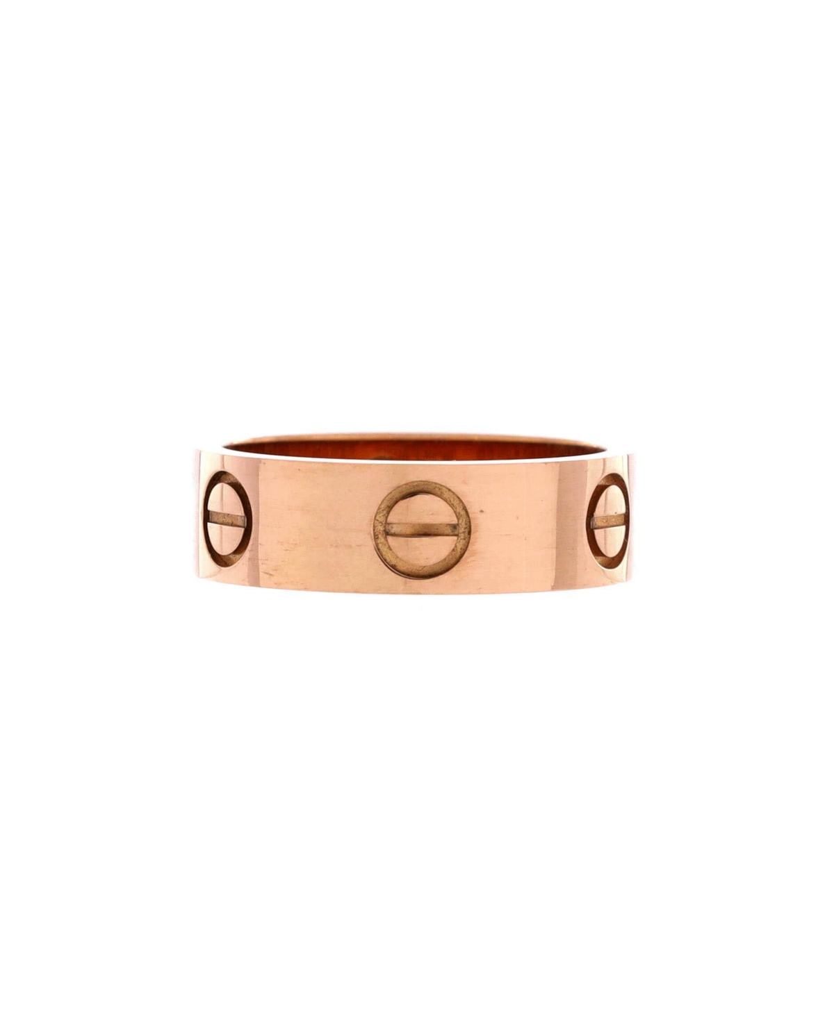 Click here for Pre-Owned Cartier Love Band Ring - 18k rose gold prices